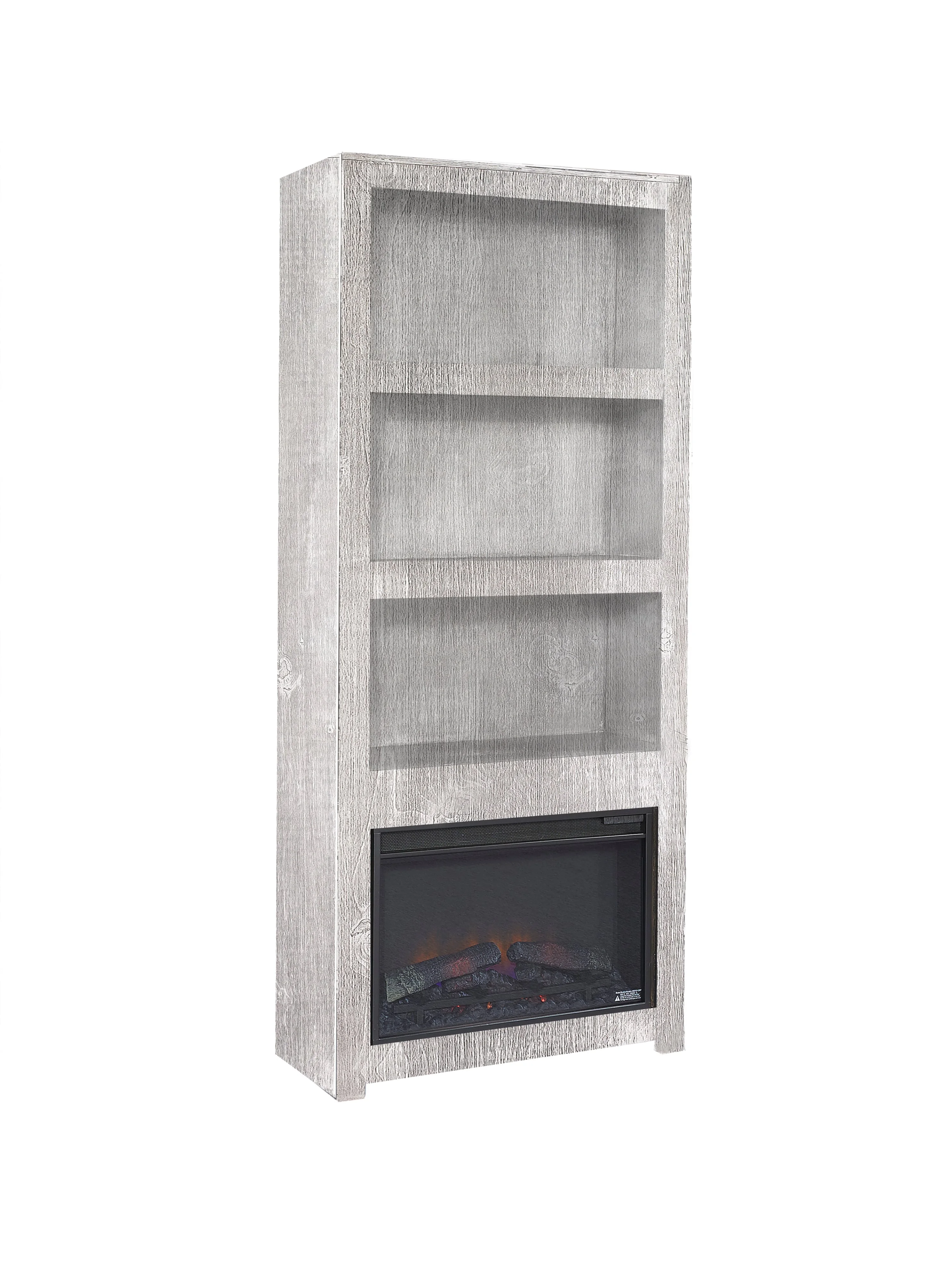 Aspenhome Avery Loft WDY3472F/12-LIM Contemporary 74" Fireplace Display ...