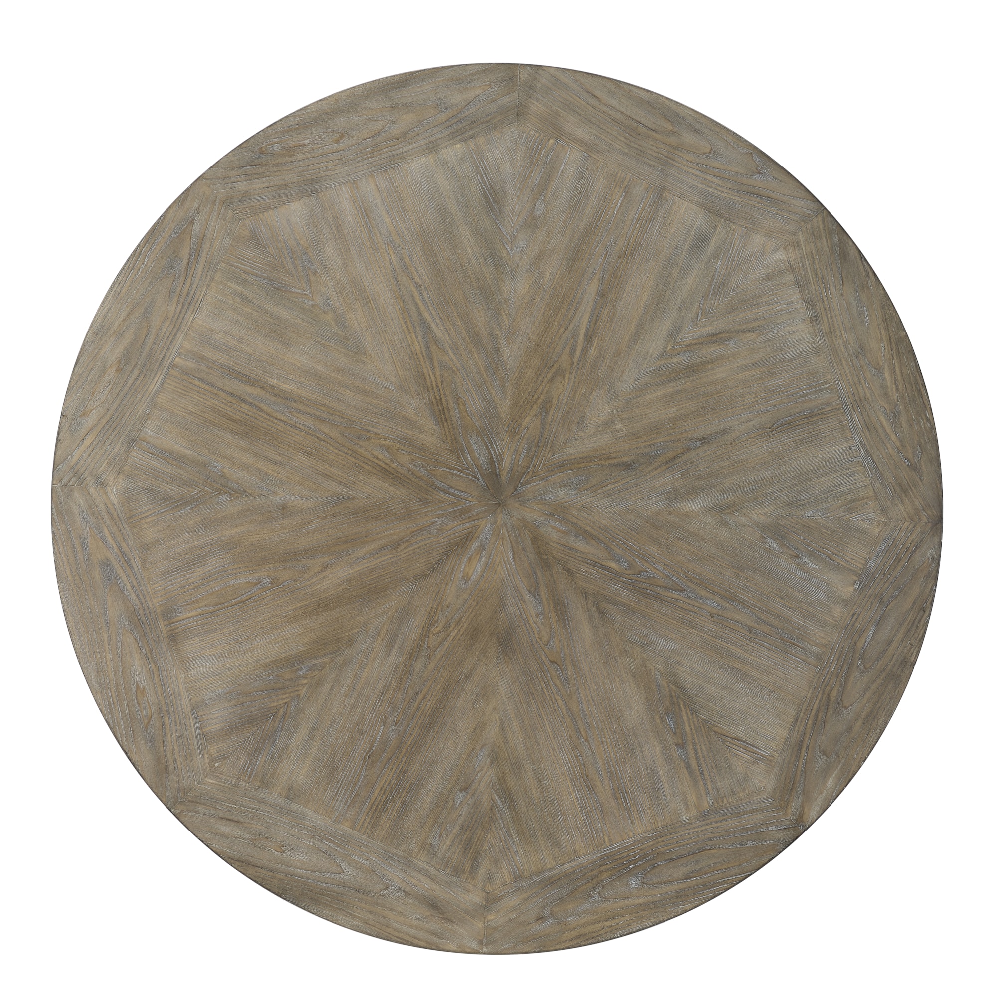 Powell Franklin 19D2020DT 45 inch Round Wood and Metal Dining Table ...