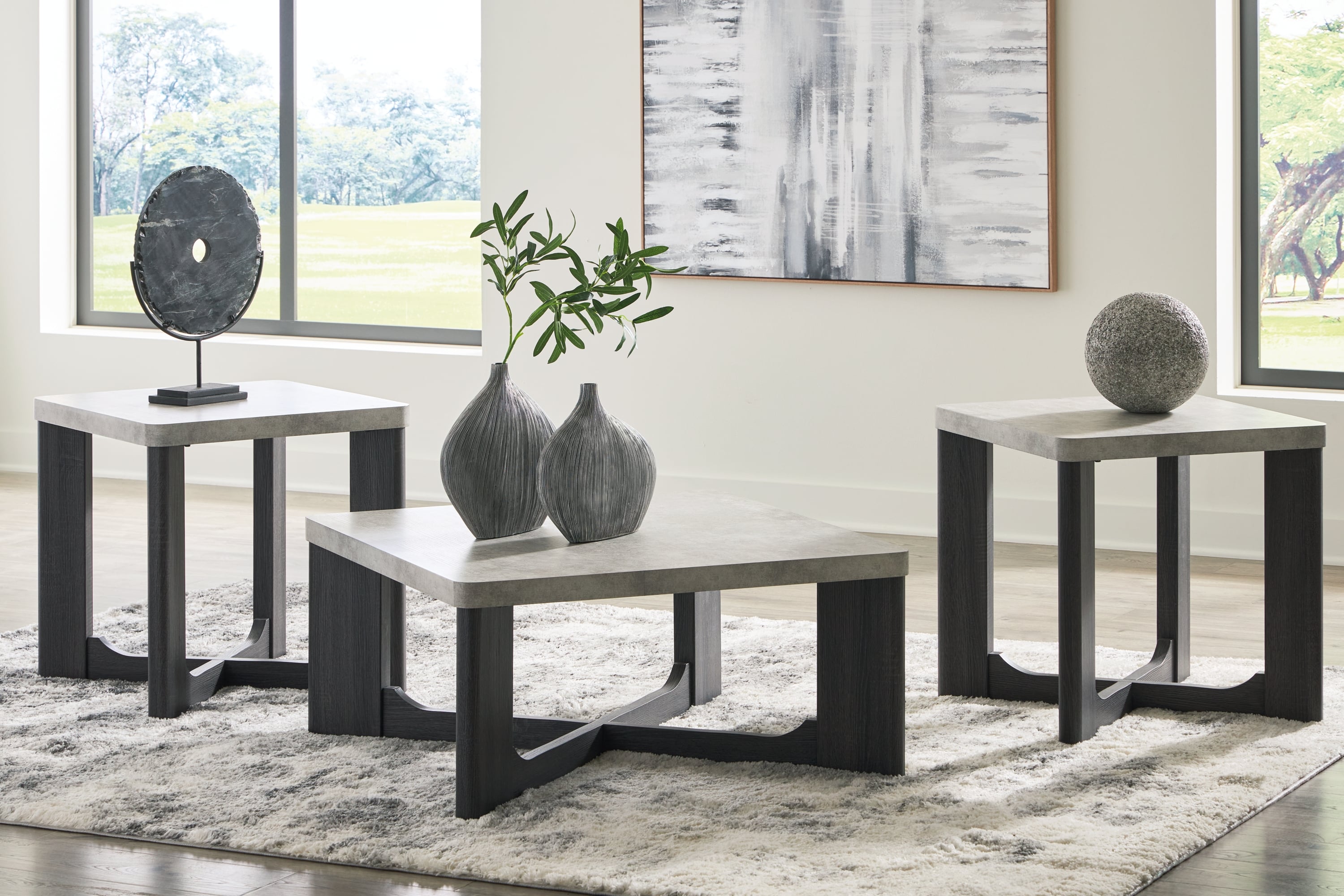 Signature Design by Ashley Sharstorm T251-13 Occasional Table Set with ...