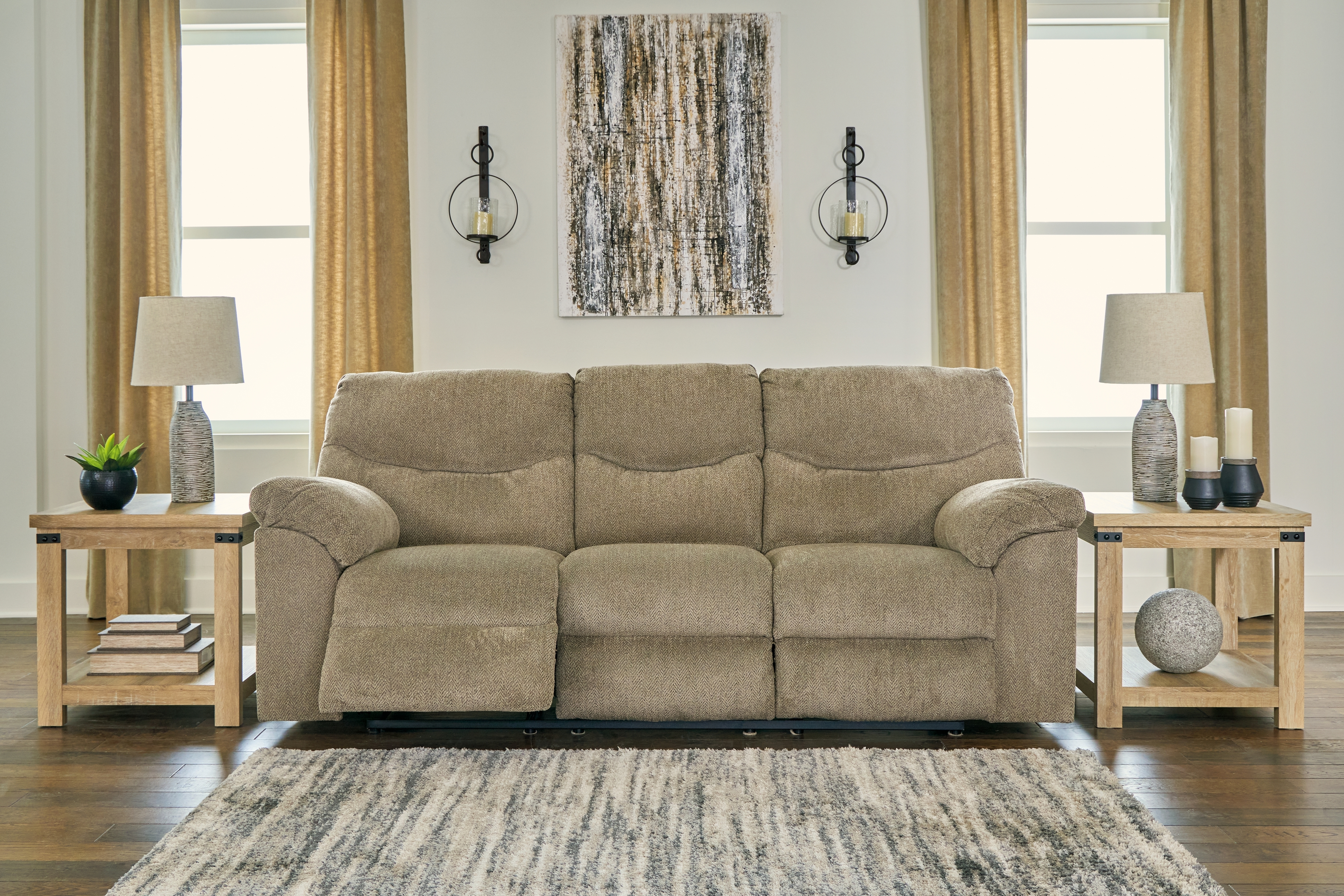 Signature Design by Ashley Alphons 28202U2 Reclining Sofa, Loveseat And ...