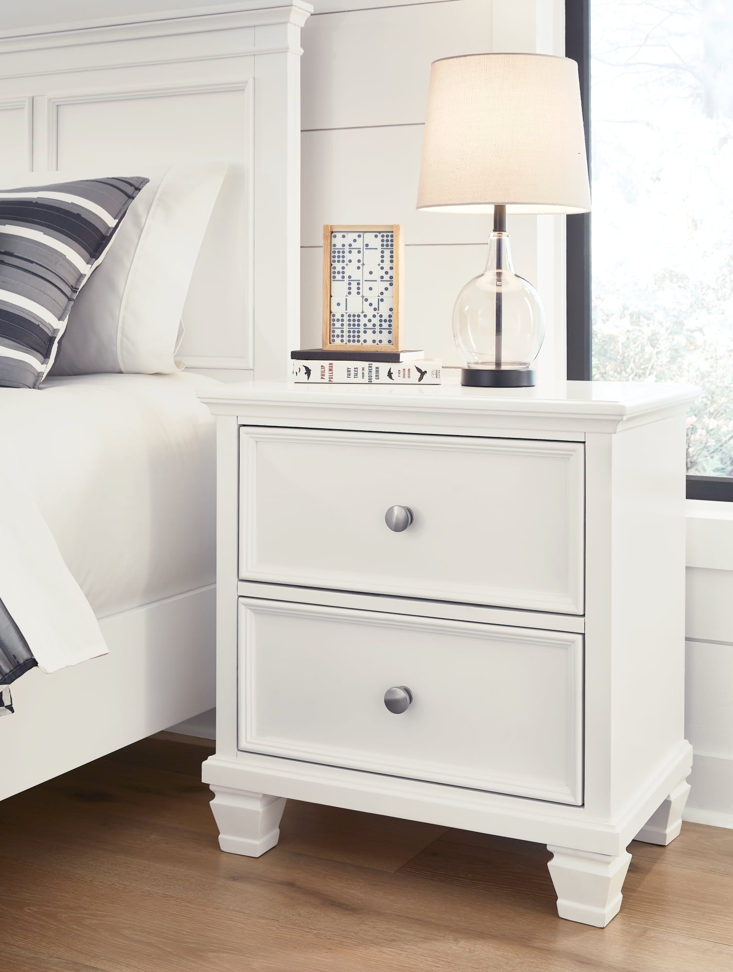Ashley Furniture Signature Design Fortman B680-92 2-Drawer Nightstand | Del Sol Furniture ...