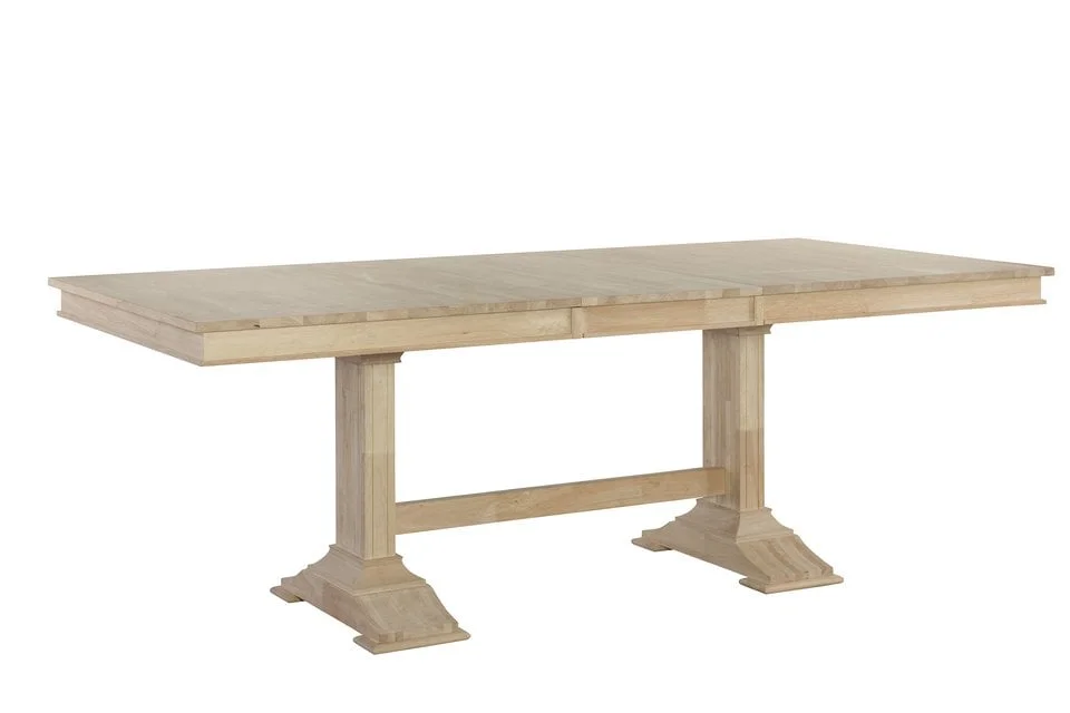 John Thomas Select Dining Room T 406618xt T 406618xb Transitional Trestle Table Top And Trestle