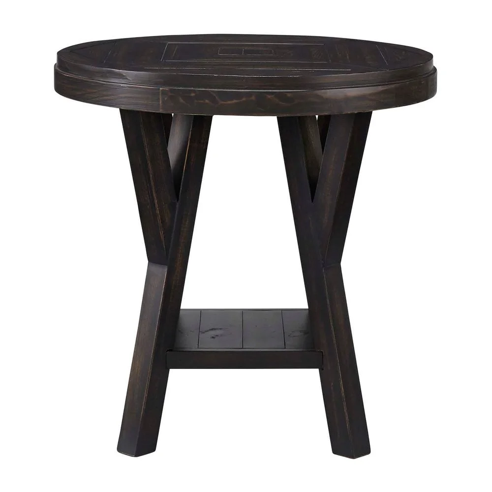 Progressive Furniture Market Street West T445-04 Transitional End Table ...