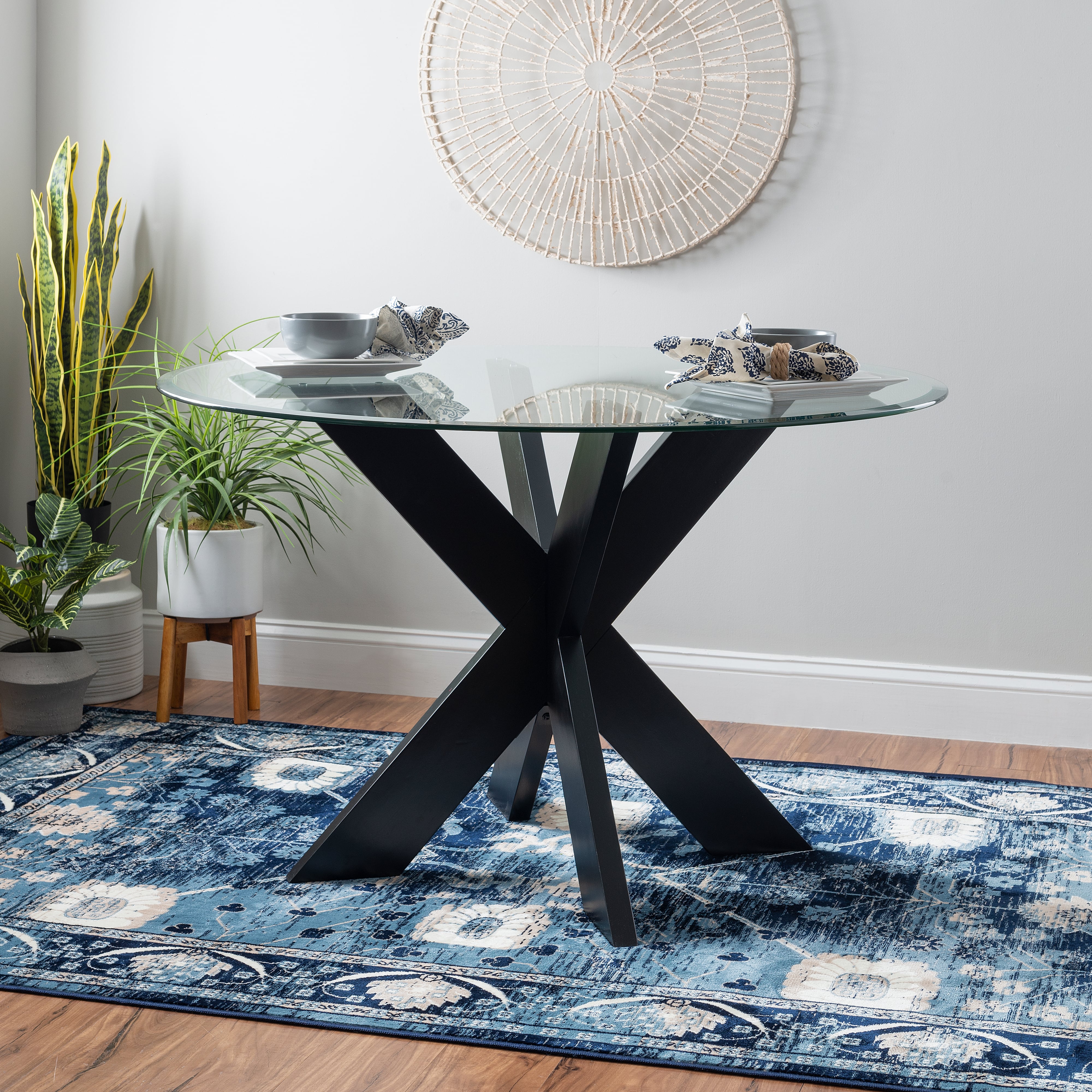 Powell Adler 20D2015DTB Contemporary Adler Dining Table | Wayside ...