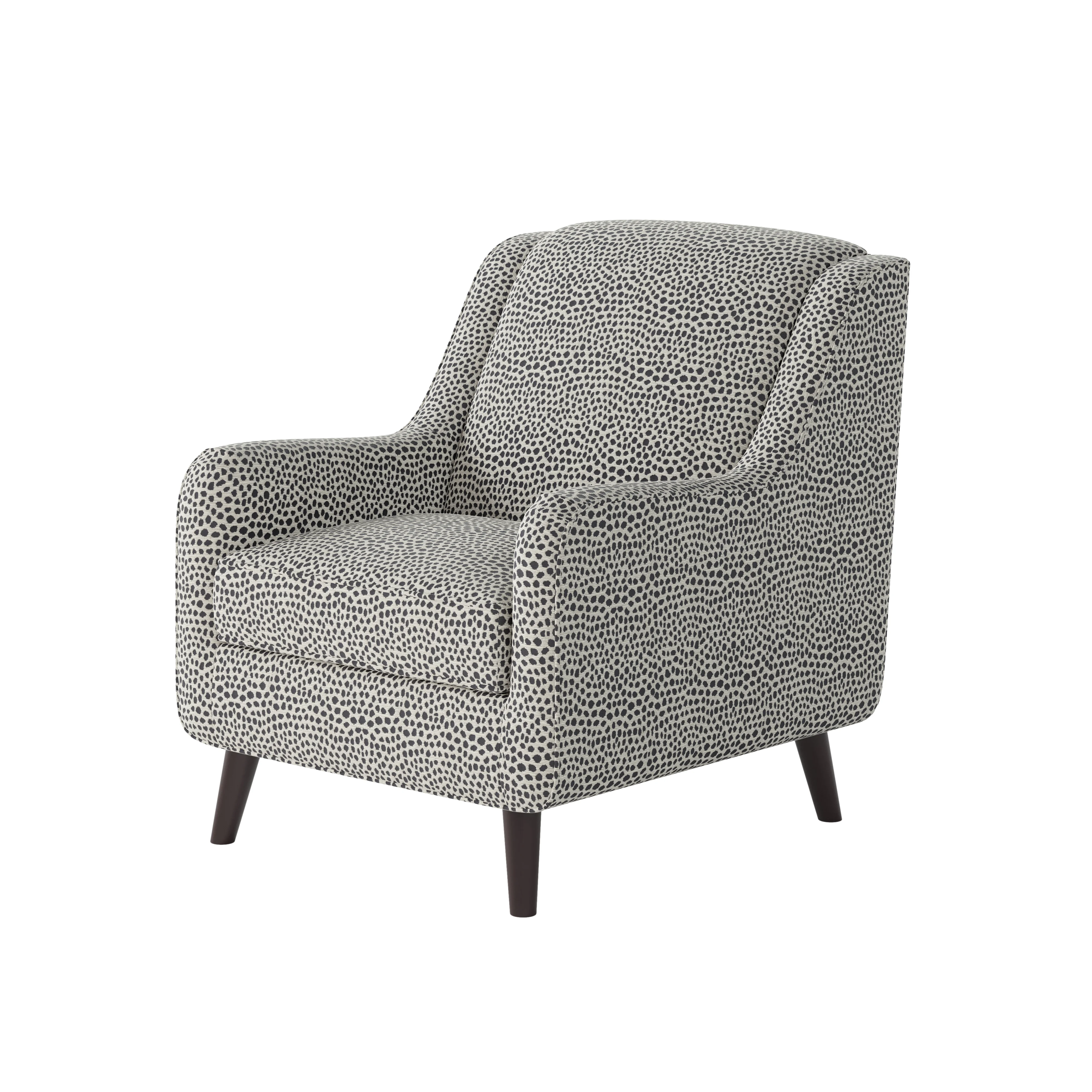 Fusion Furniture Grab A Seat 240 C Faux Skin Carbon Mid Century Modern