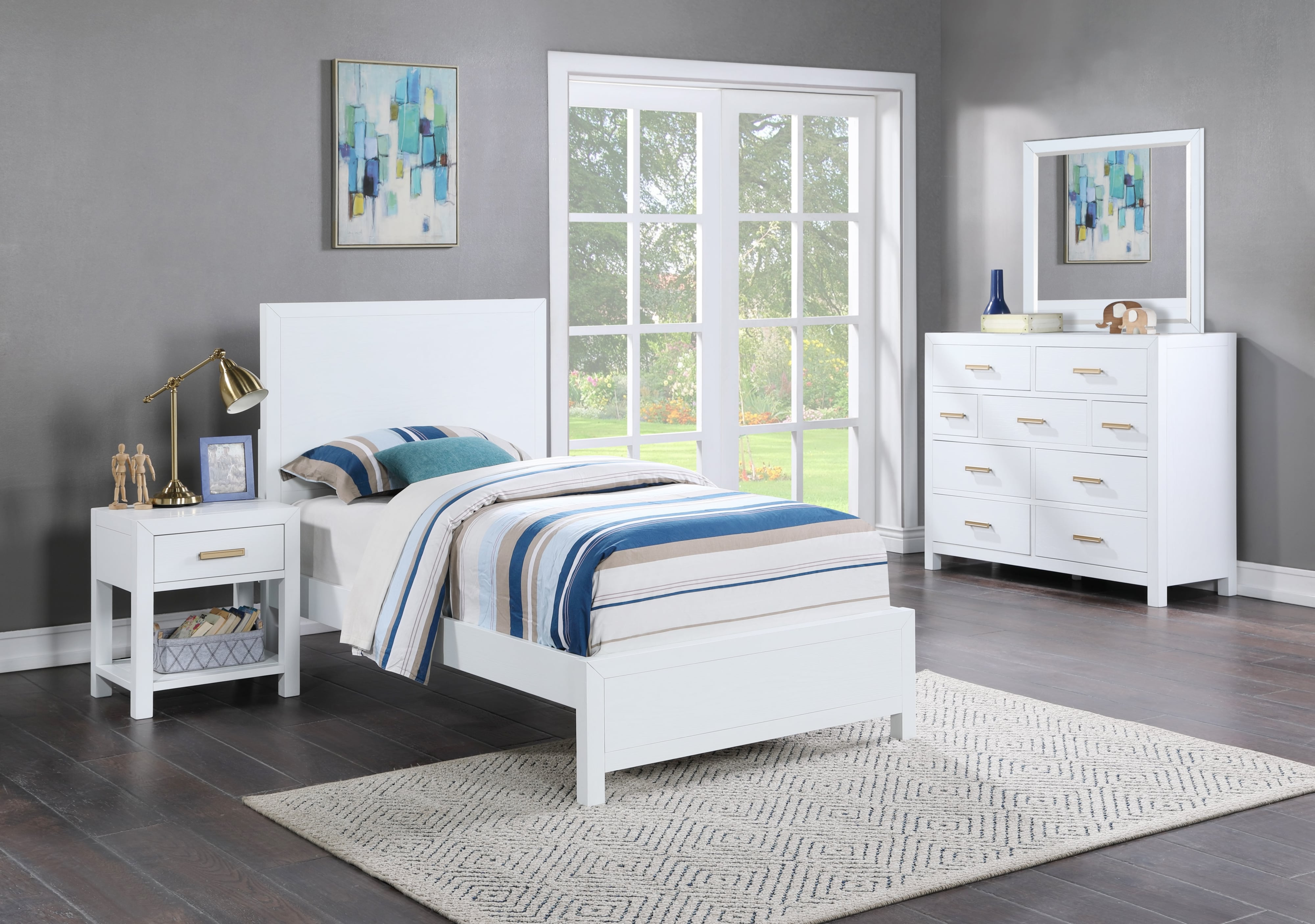 Winners Only Fresno BFP2001T Transitional Panel Twin Bed | Conlin's ...