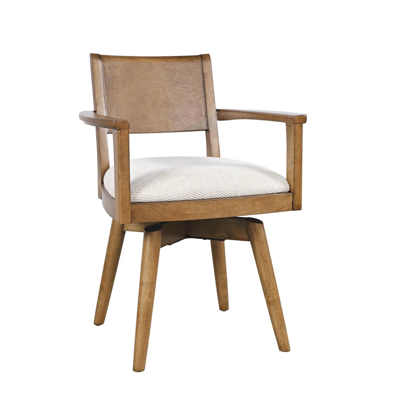 Jofran Axis 2592-292KD Transitional Panel Back Swivel Chair with ...