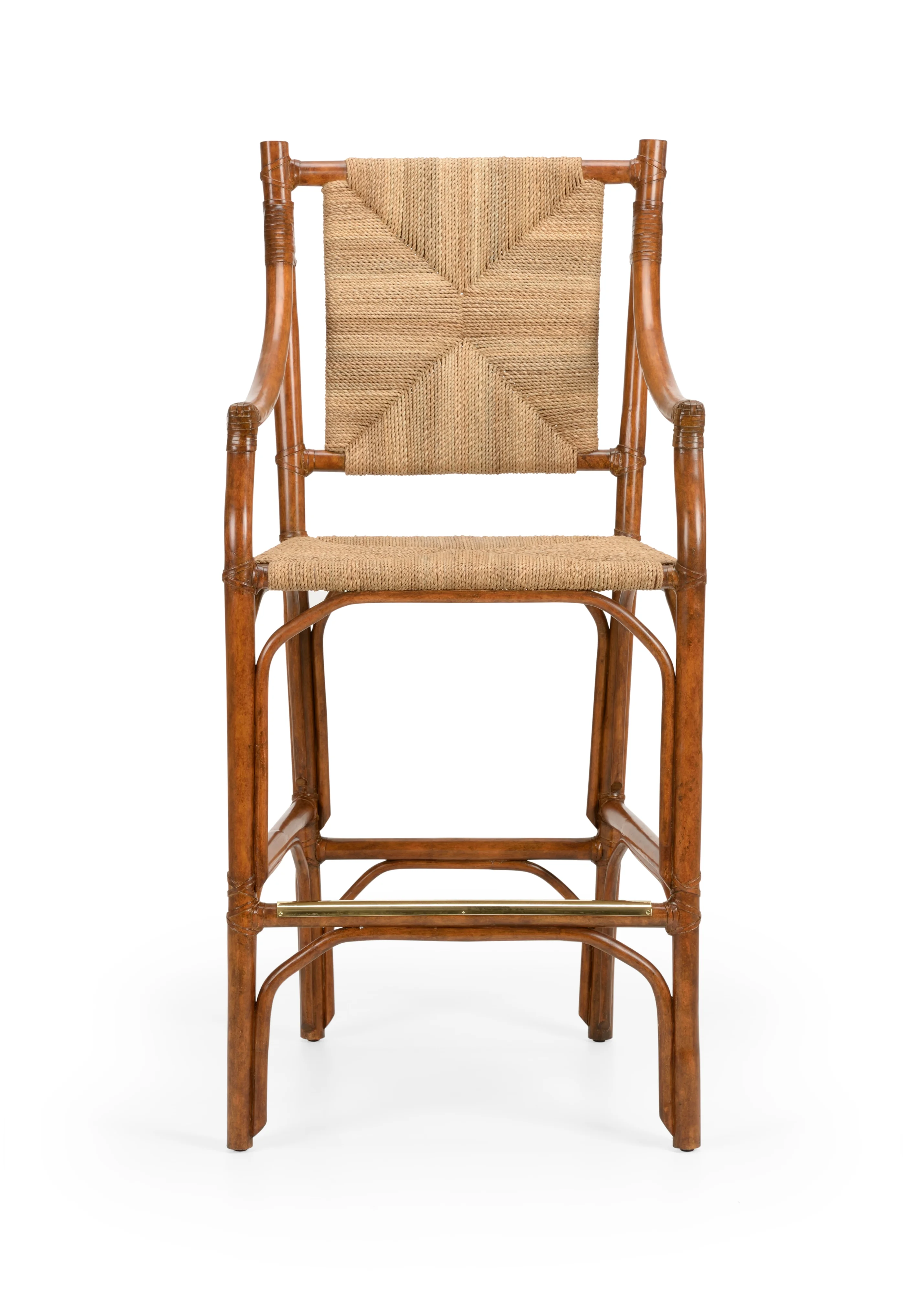Chelsea House Chelsea House Misc 385060 Mecklenburg Barstool - Natural ...