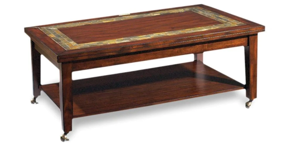 Steve Silver Davenport DA150C Transitional Slate Cocktail Table with ...