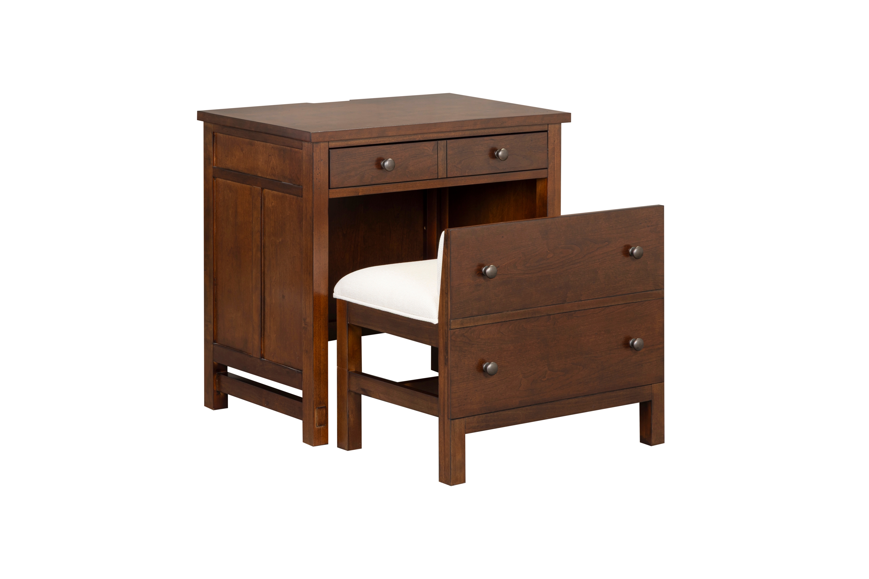 Aspenhome Channing I3356-491 Transitional Nightstand with Stool | Baer ...