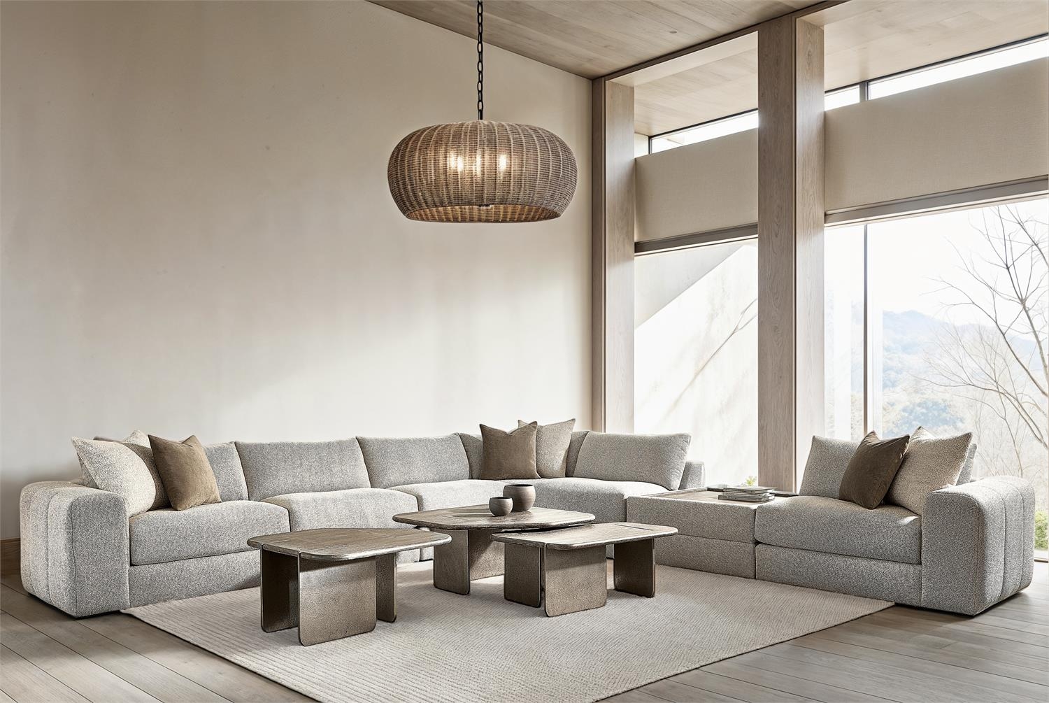 Bernhardt Bernhardt Living 124108994 Vista 7 Piece Sectional | Baer's ...