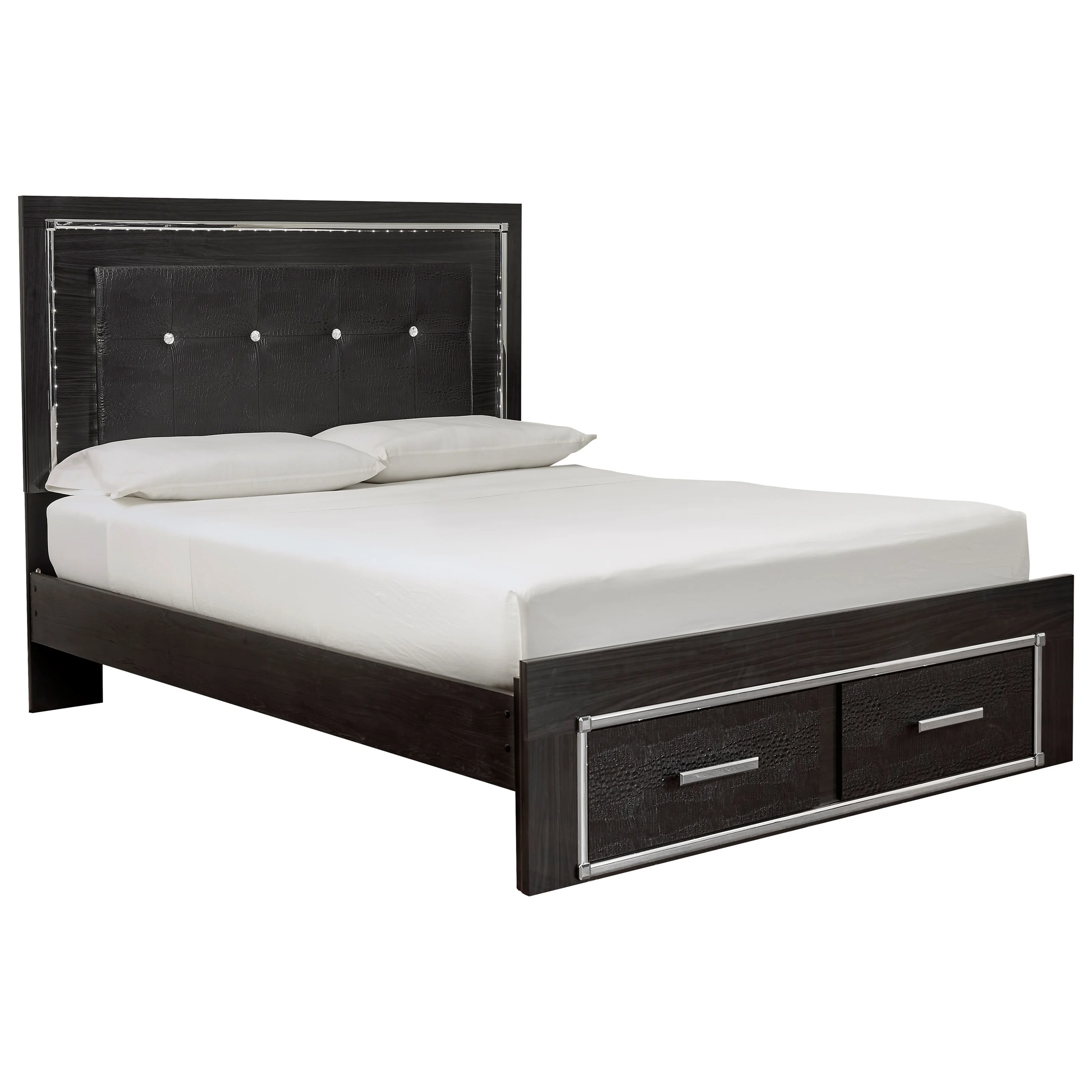 Signature Design by Ashley Kaydell B1420B10 Queen Panel Bed with ...