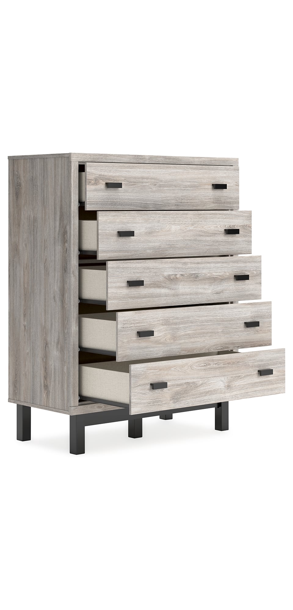 Benchcraft Vessalli B1036-345 Contemporary 5-Drawer Wide Bedroom Chest ...