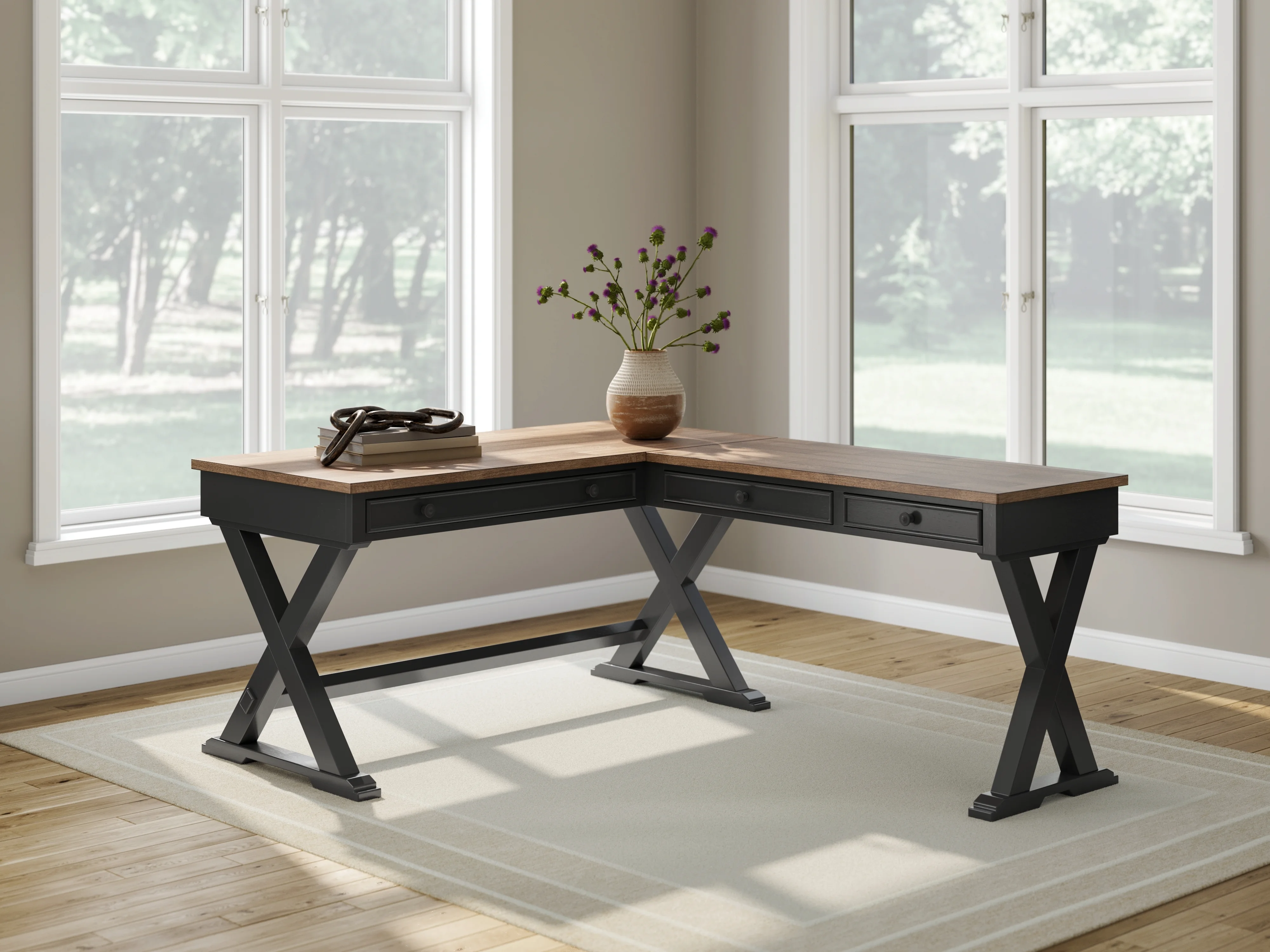 Signature Design by Ashley Wildenauer H664H2 Home Office Desk | Royal ...