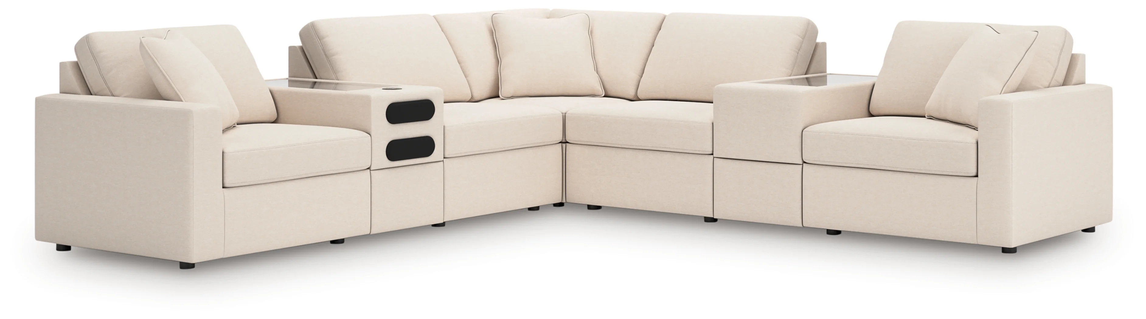 Signature Design by Ashley Modmax 92103S69 7-Piece Balanced Sectional ...