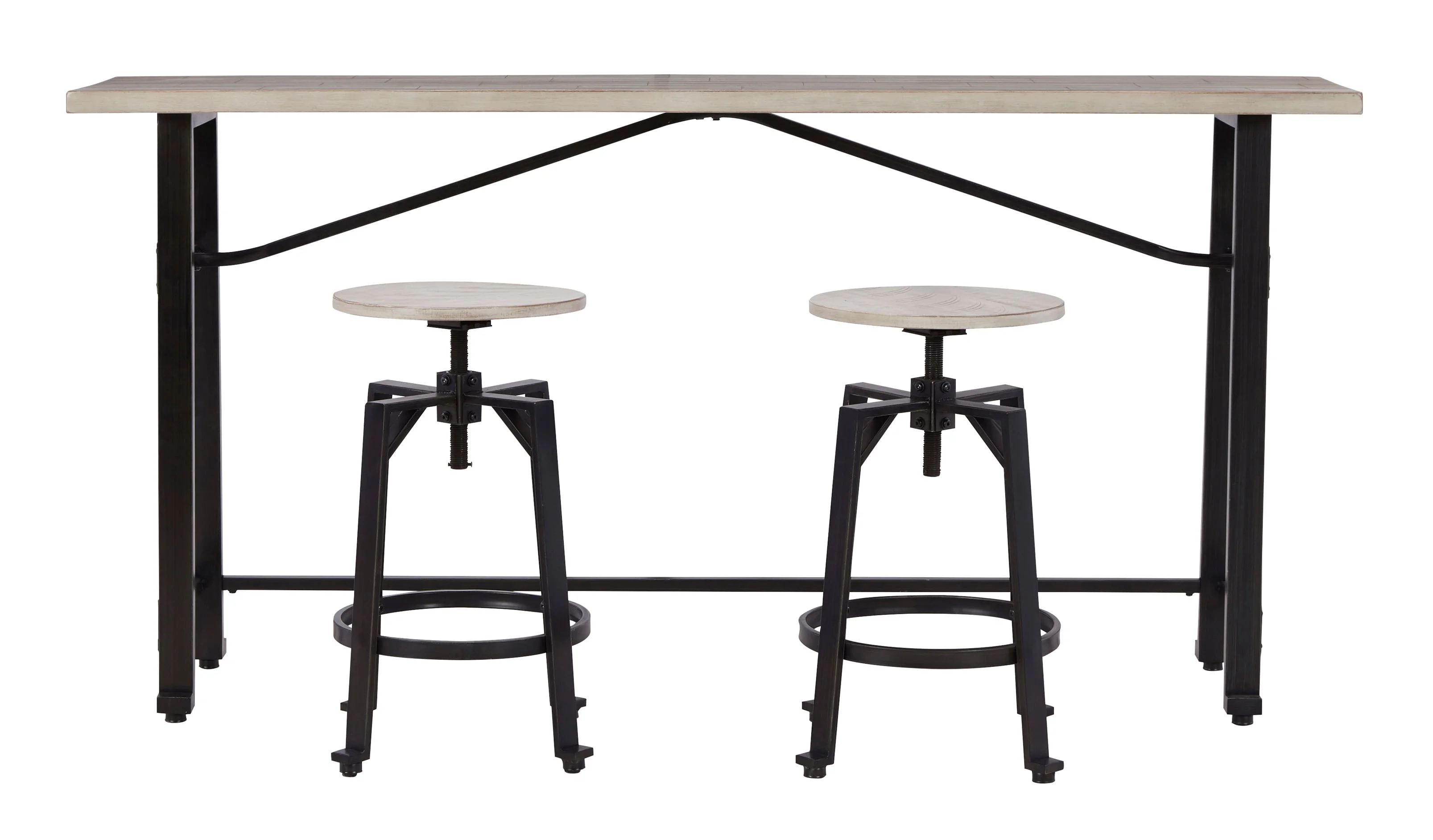 Signature Design By Ashley Karisslyn D336 52x1 D336 024x2 3 Piece Long Counter Table Set Value