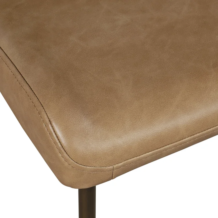 Jofran Easley 2526-EASLEYBFF Rustic Upholstered Dining Chair with Metal ...