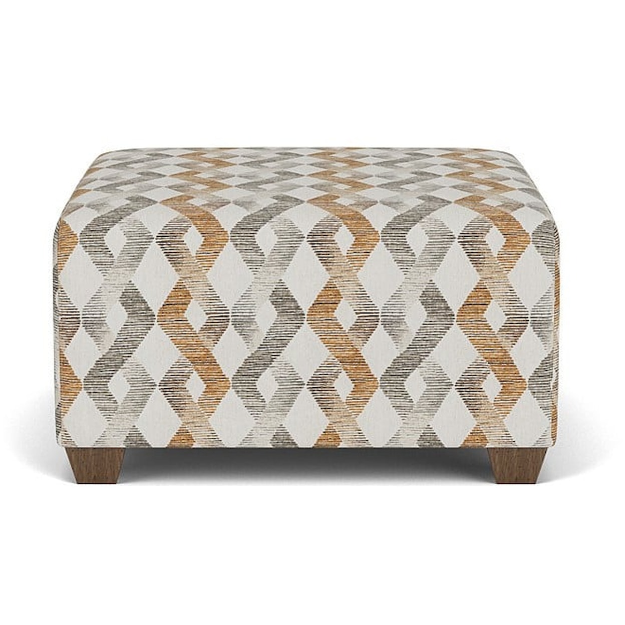 Flexsteel Freedom 7401 092 458 90 Contemporary Square Cocktail Ottoman