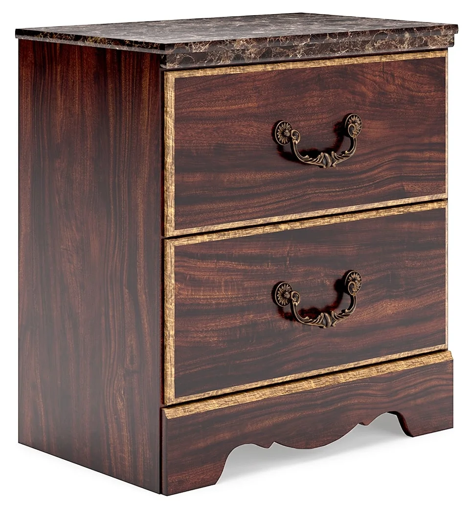 Glosmount B1055-92 Traditional 2-Drawer Nightstand | Household ...