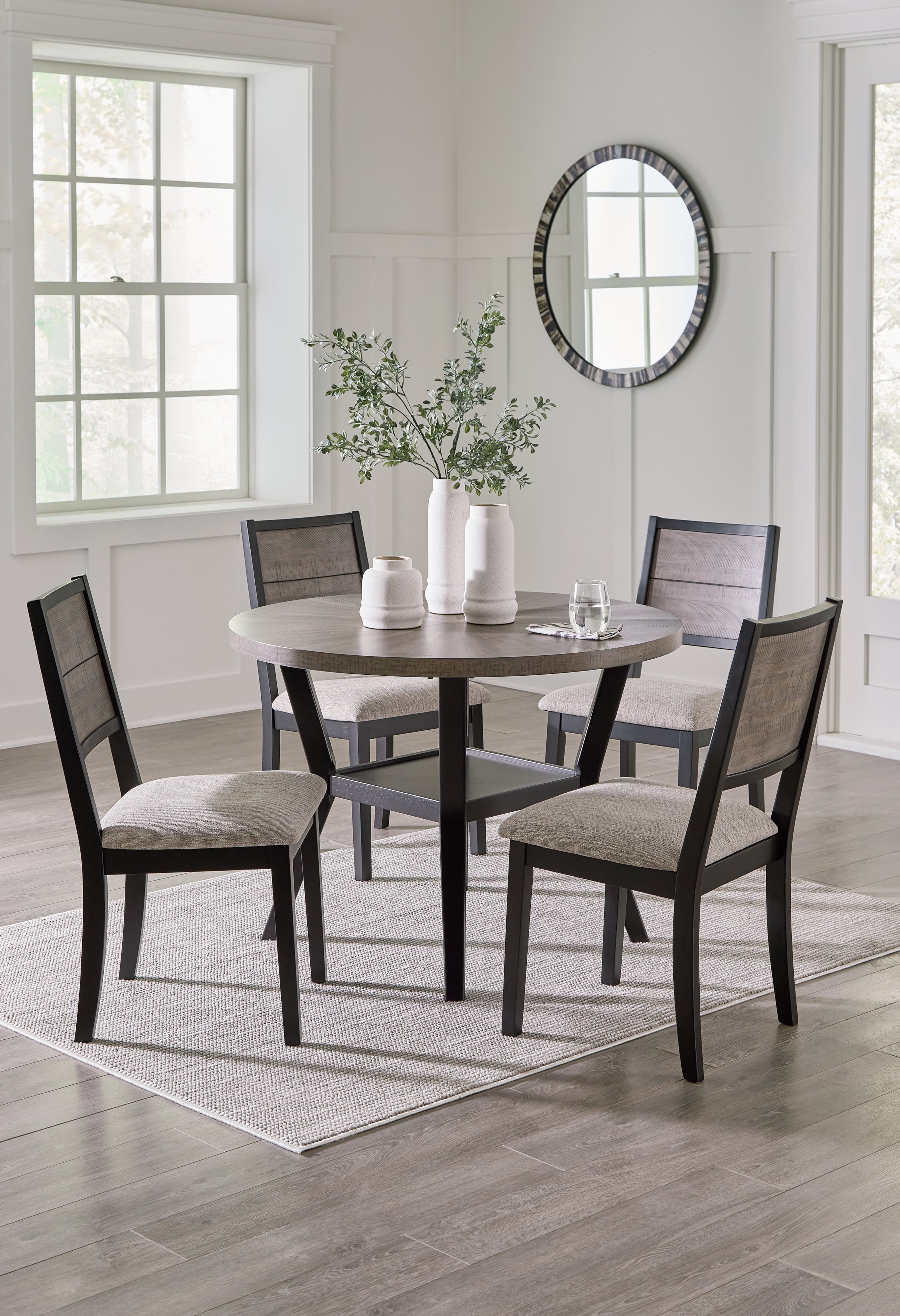 Ashley Signature Design Corloda D426-225 Dining Table And 4 Chairs (Set ...