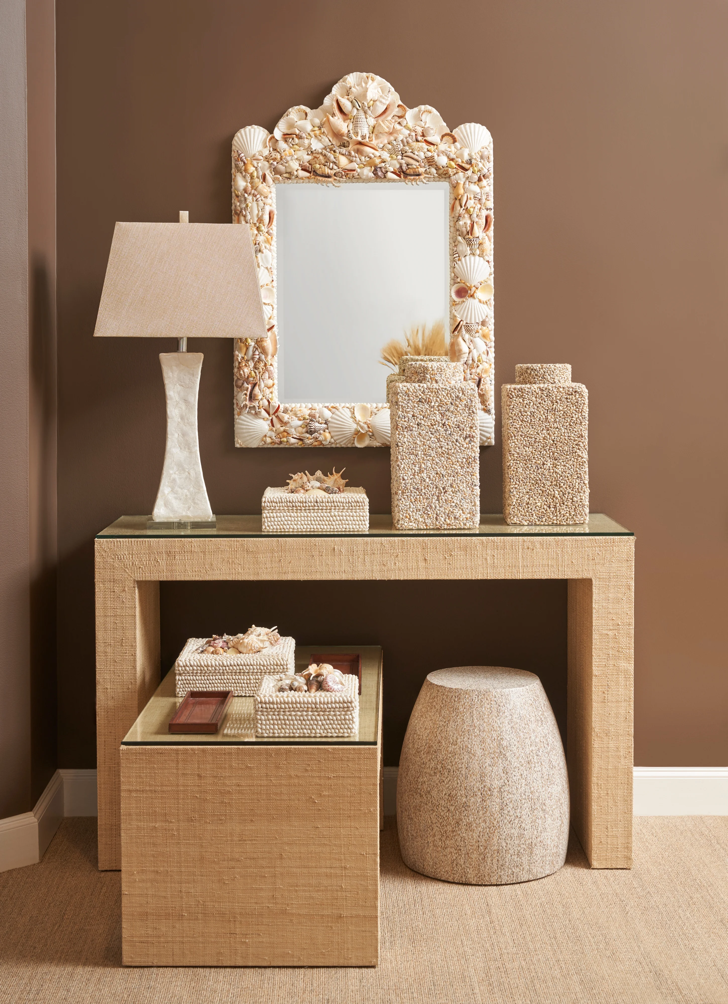 Chelsea House Chelsea House Misc 384174 Shell Square Mirror ...