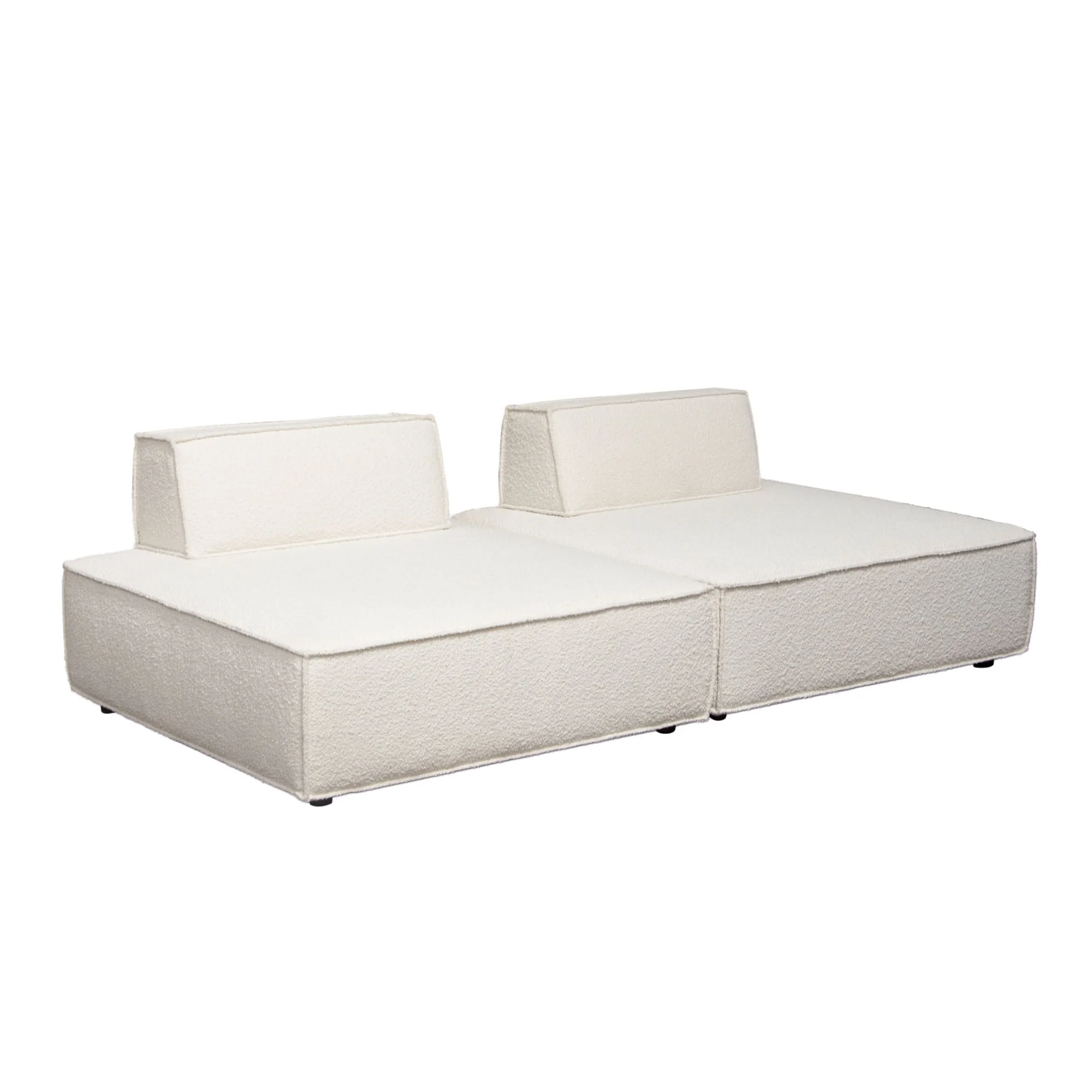 Diamond Sofa Furniture Cara CARALGIV2PC Cara 2-Piece Square Modular Lounger | Del Sol Furniture ...