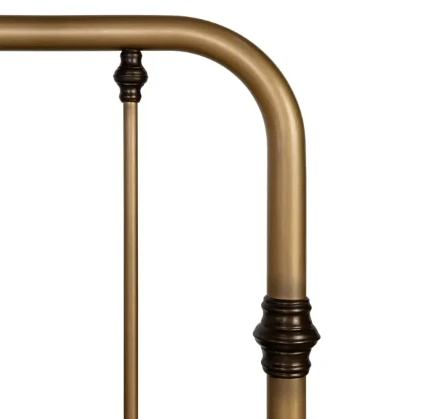 Wesley Allen Artem 13004CB-MPF AB Artem Complete Full Bed with Metal ...