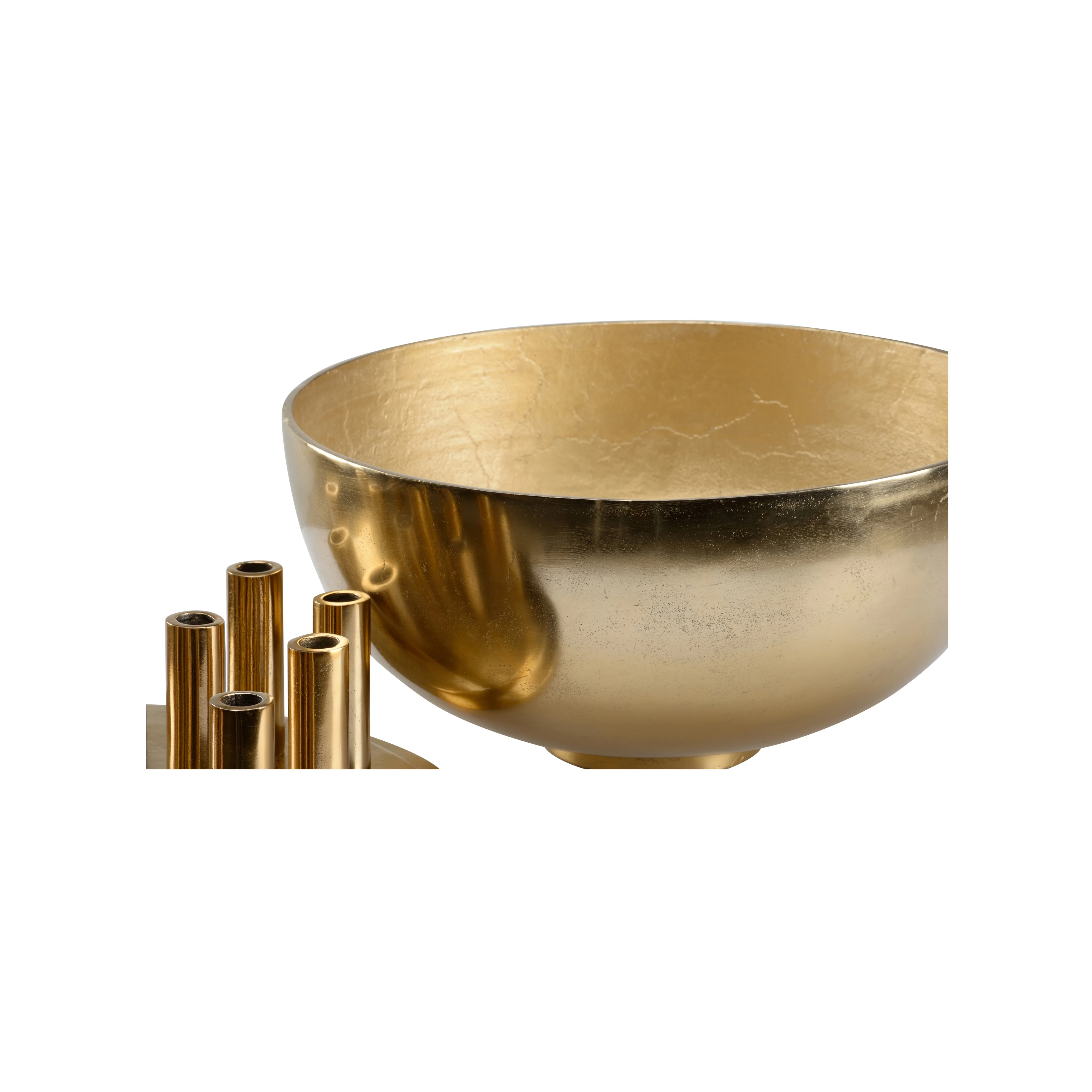 Chelsea House Chelsea House Misc 370102 Fluted Brass Vase | Birmingham ...