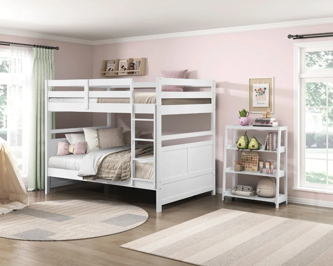 Homelegance Furniture Sloane B2024WHFF-1* Contemporary Full/Full Bunk ...