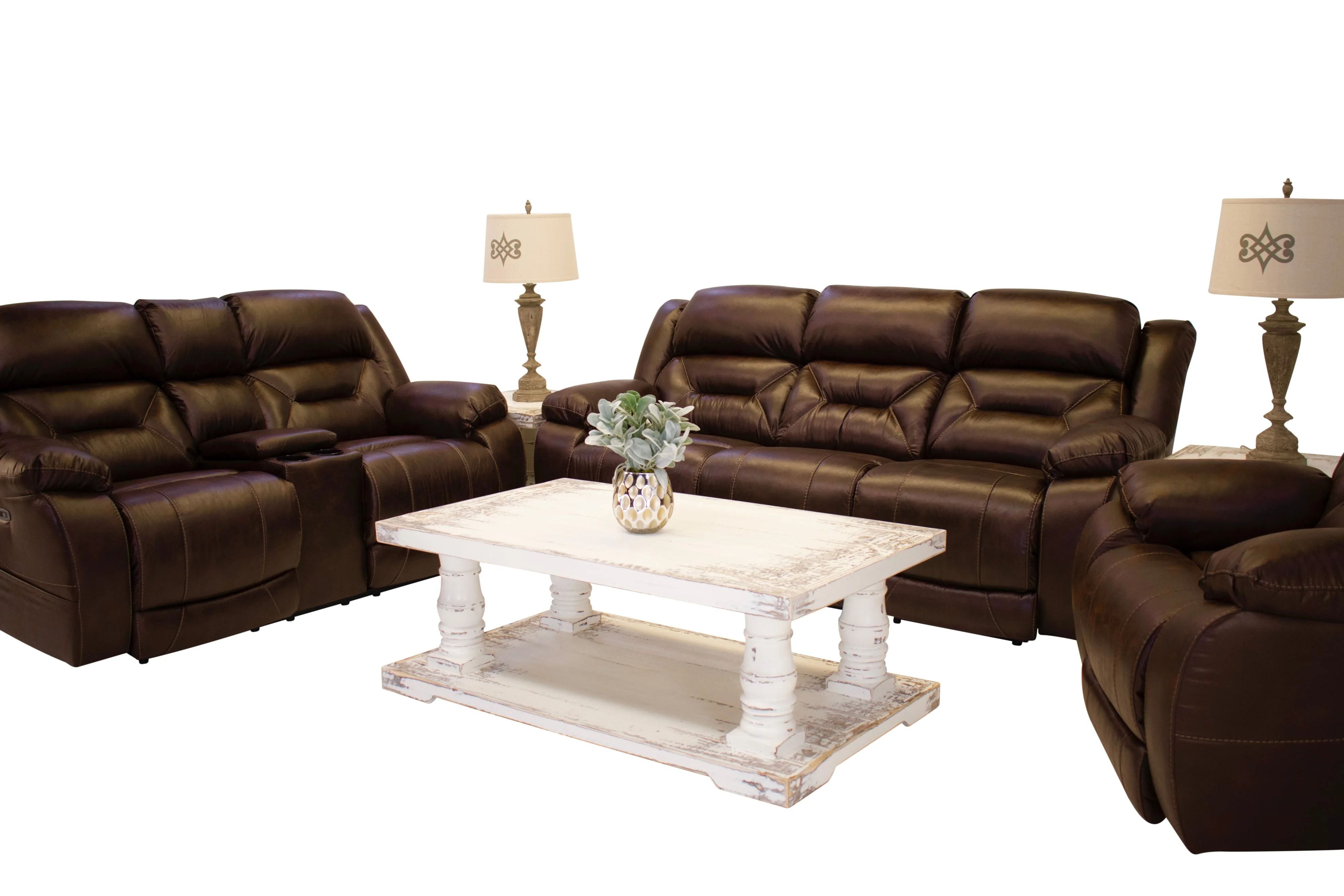 Dallas Sofa Company HENRY 490-HOU2CLx1+490-HOU2CSx1 Henry Brown Sofa ...