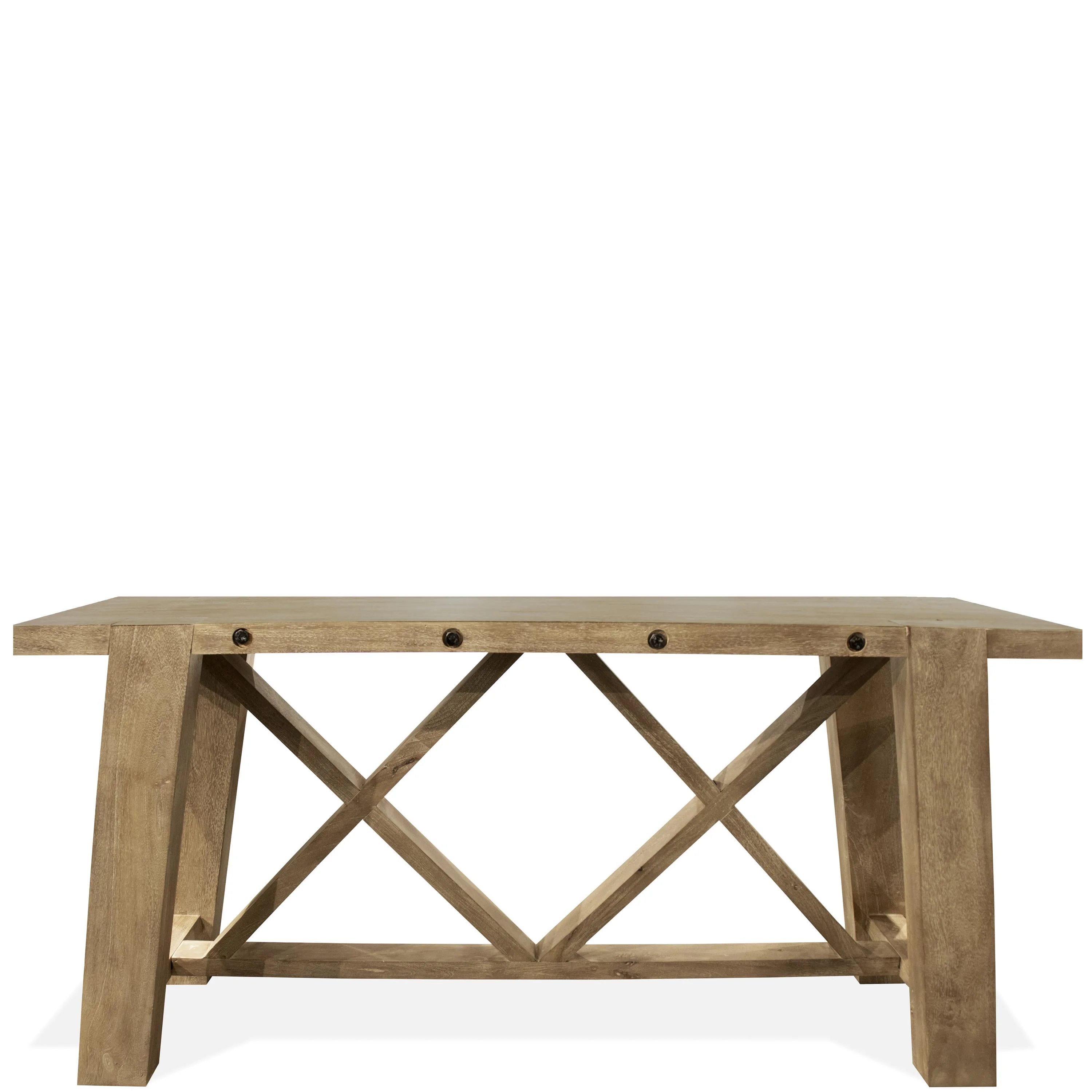 Riverside Furniture Gavin 83215 Rustic Console Table | Dunk & Bright ...