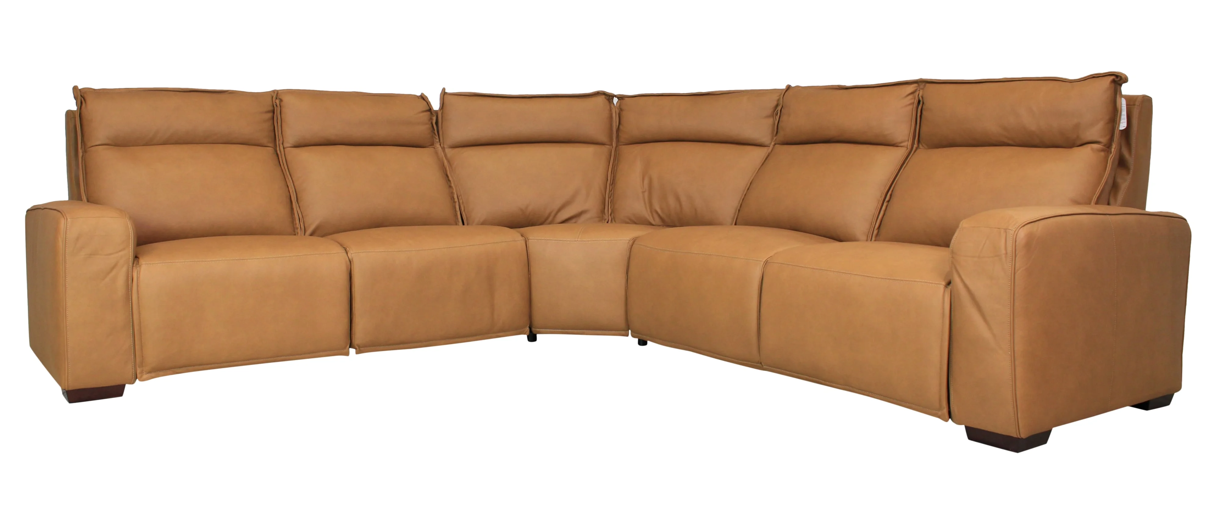 Dante Leather Oslo Power Reclining Leather Sectional | Sprintz Furniture | Reclining Sectional Sofa