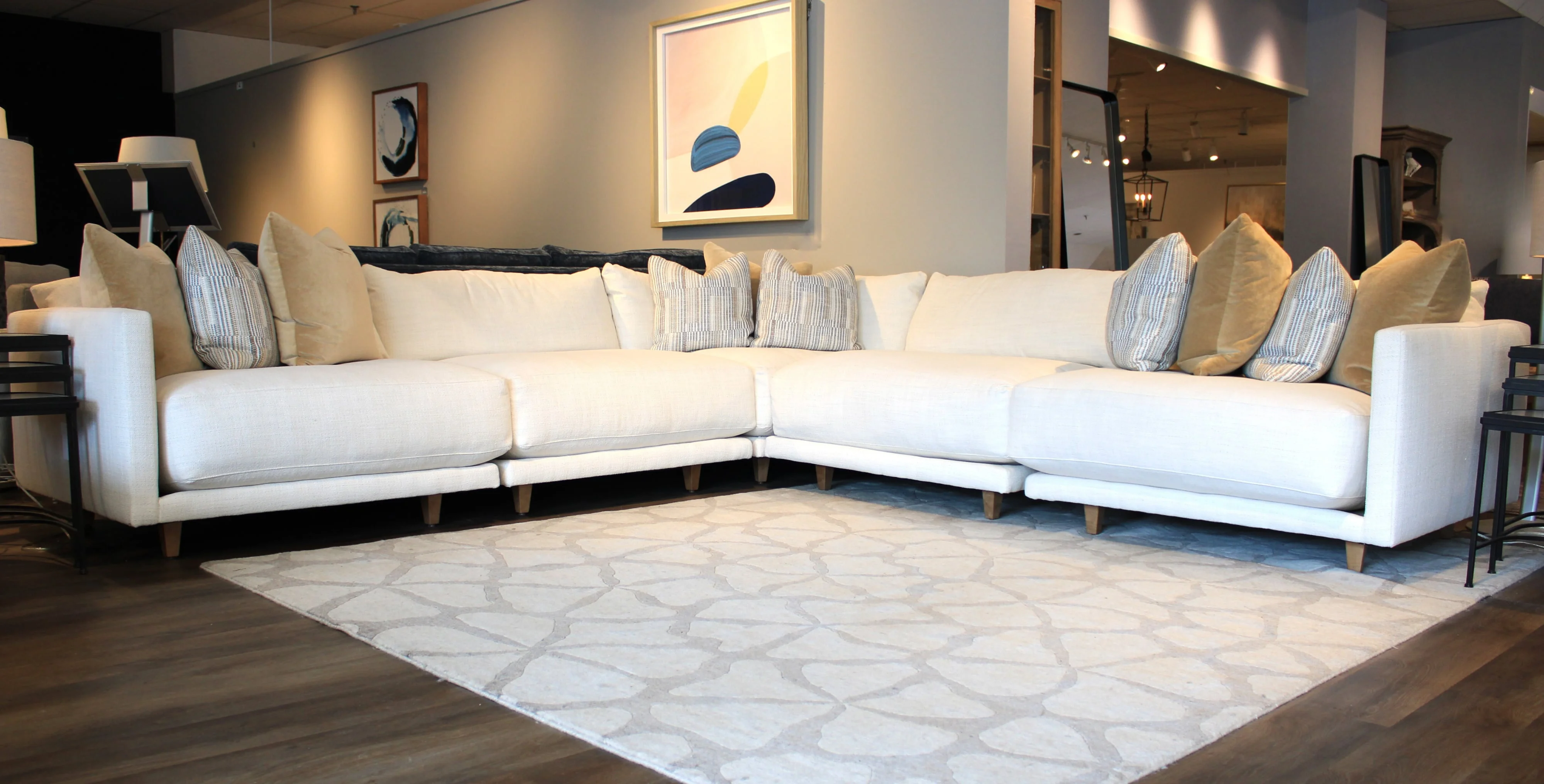 Robin Bruce Neval Neval Five Piece Sectional | Sprintz Furniture ...