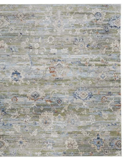 Feizy Rugs Melrose Melrose Green Ivory 7 x 10 | Sprintz Furniture | Rugs