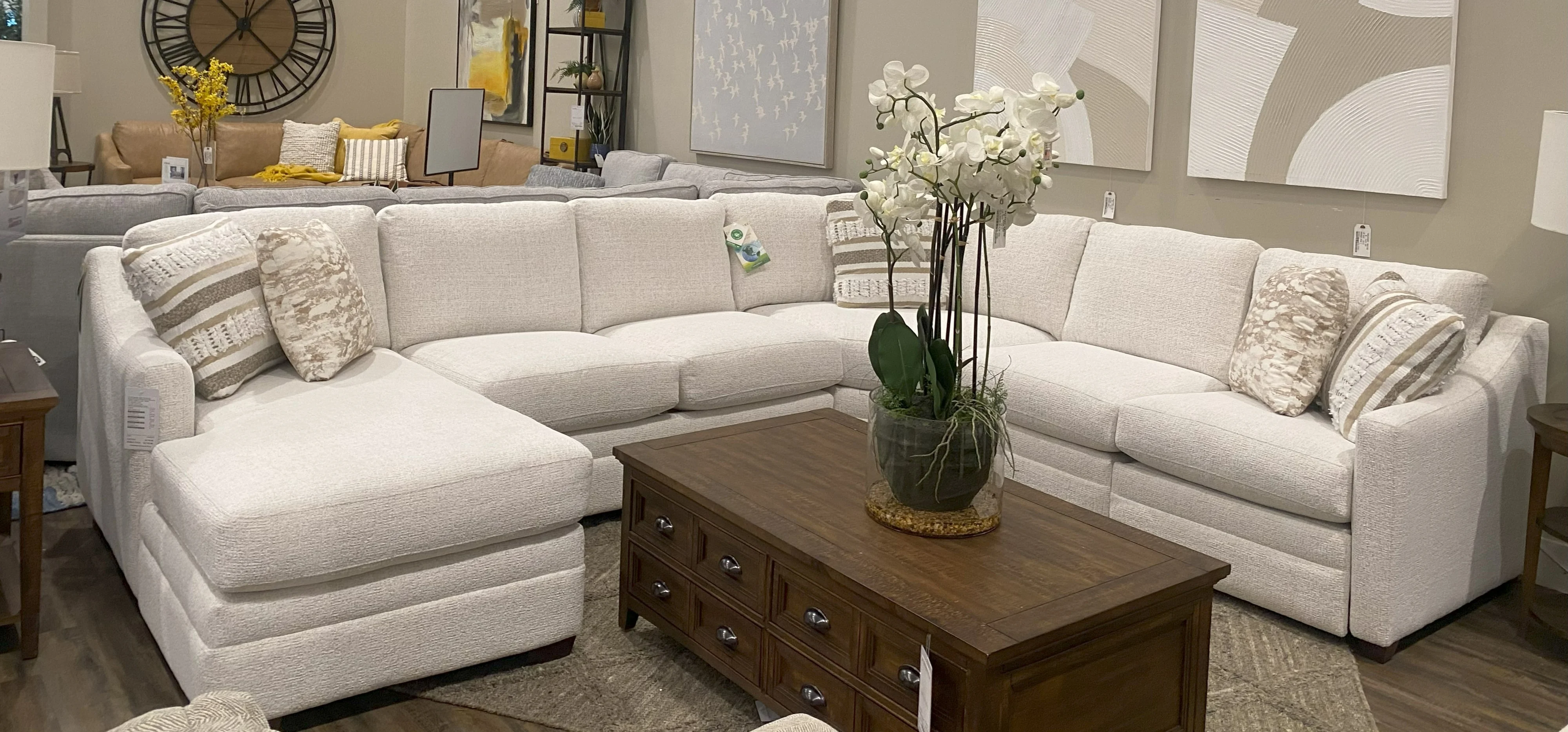 Craftmaster F9 Design Options PKG933212 Power Sectional | Belfort ...