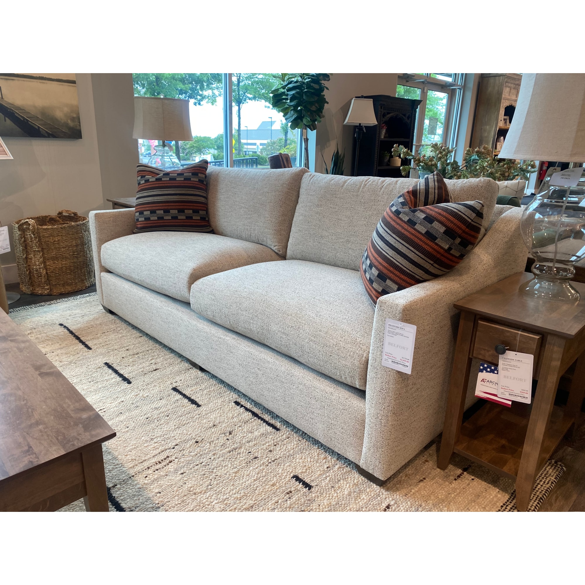 Rowe P603 710369777 Sofa | Belfort Furniture | Uph - Stationary Sofas