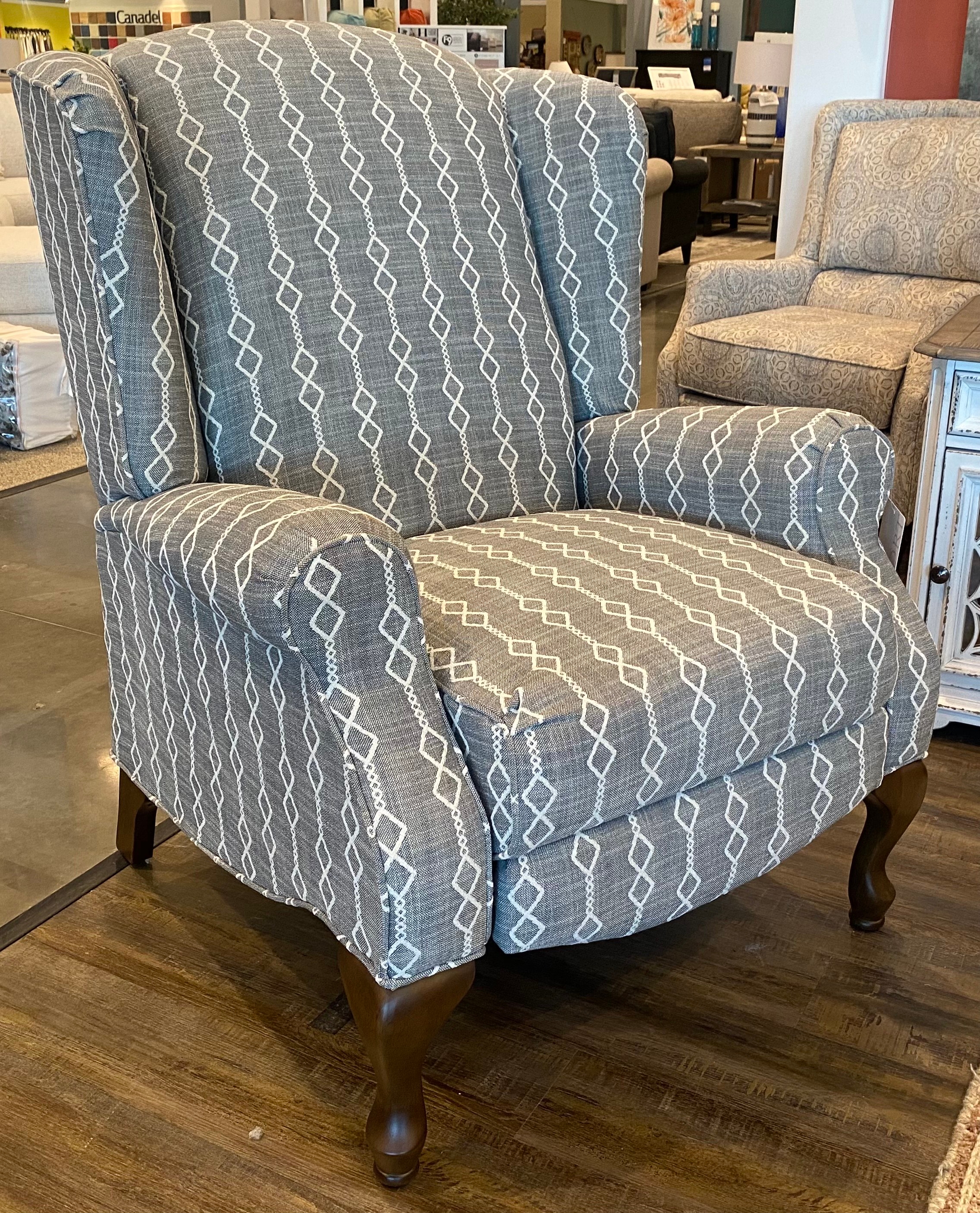 England Martha 232894589 Traditional Push Back Recliner with Cabriole ...