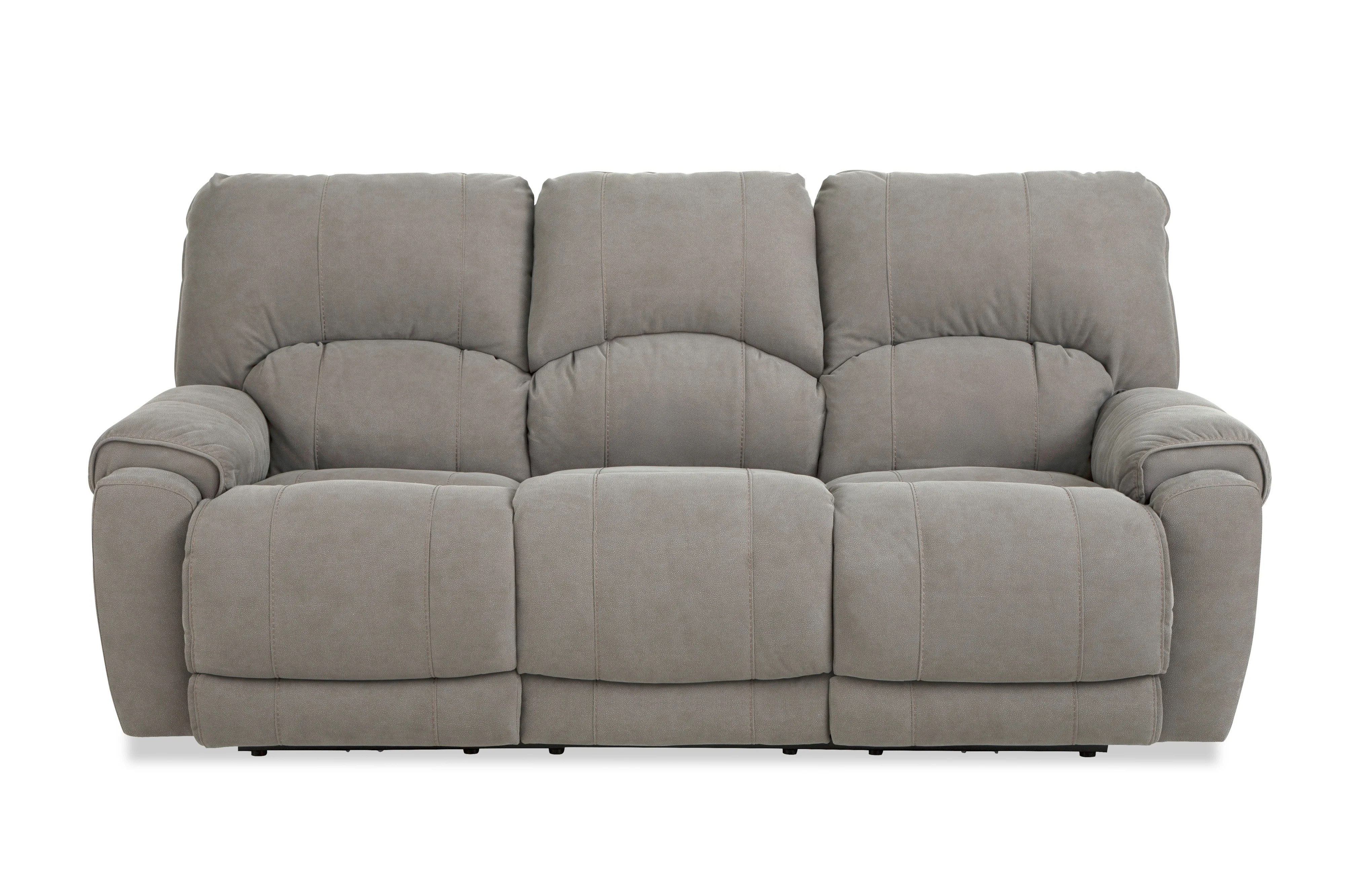 HomeStretch 219 12559954 Zero Gravity Triple Power Reclining Sofa w/ Drop Down- Table | Pilgrim ...