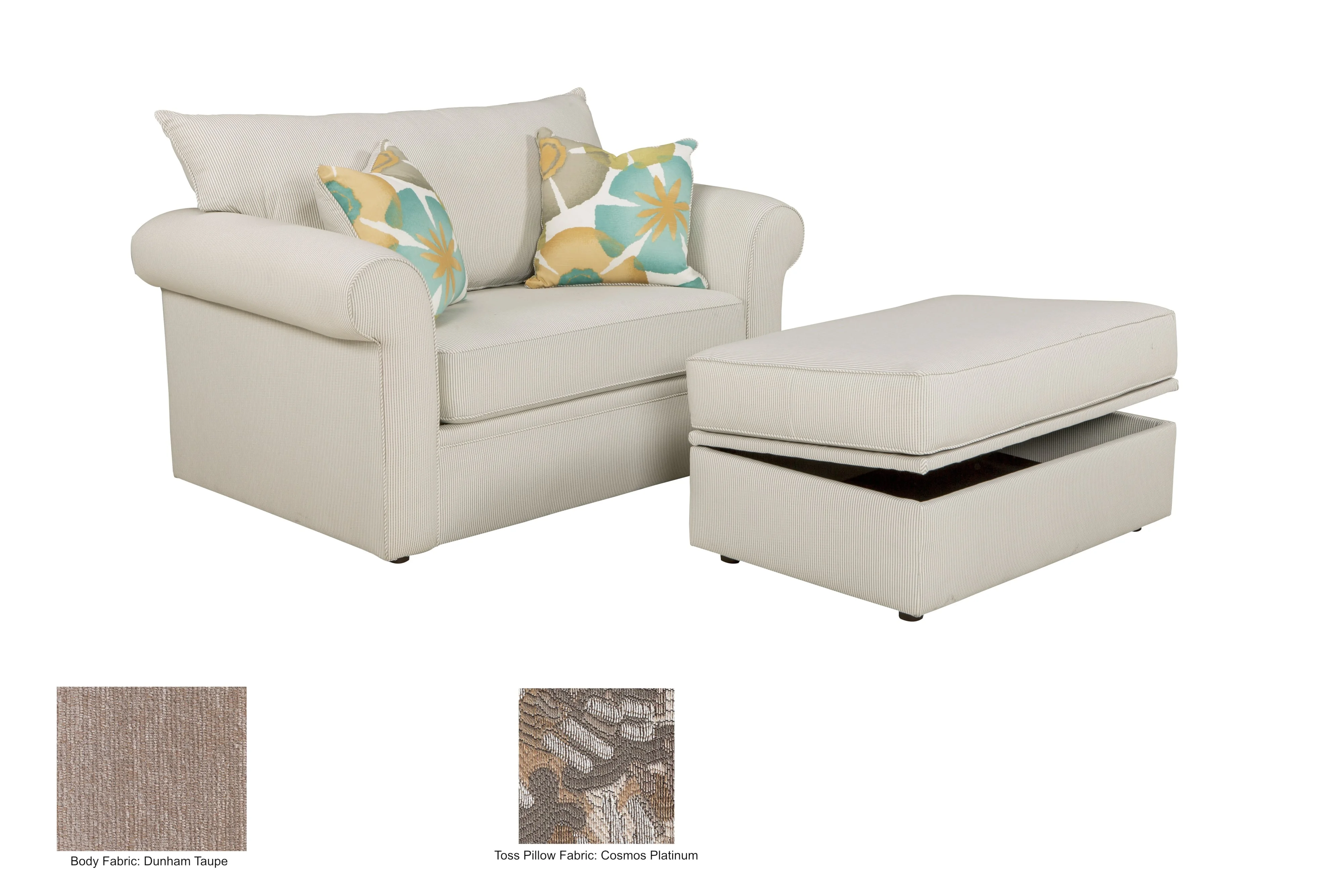 Warehouse M 6133Z 12015854 Twin Sleeper Chair w/ Gel Foam Memory ...