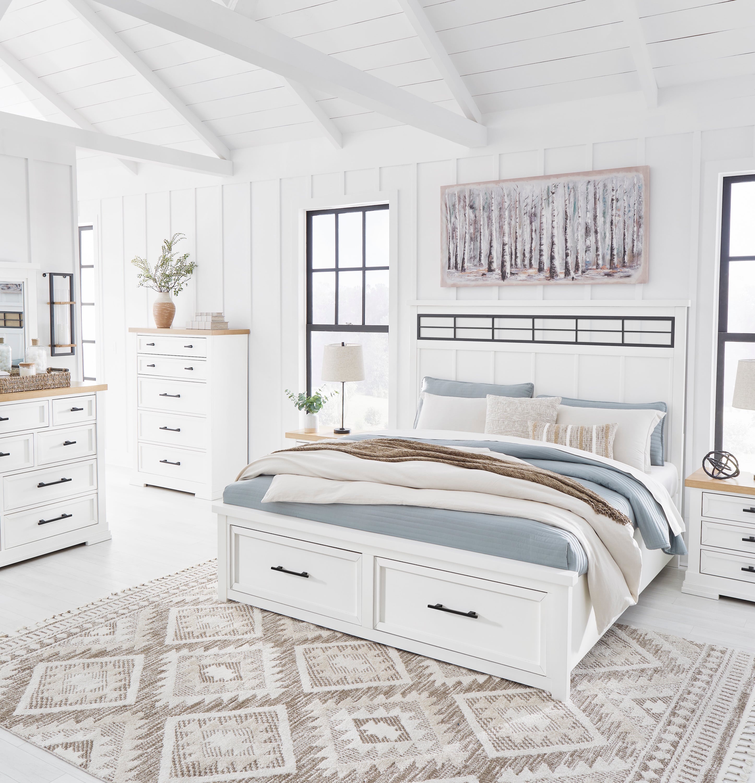 Signature Design by Ashley Ashbryn B844-54Sx1+B844-57x1+B844-97x1x1 ...