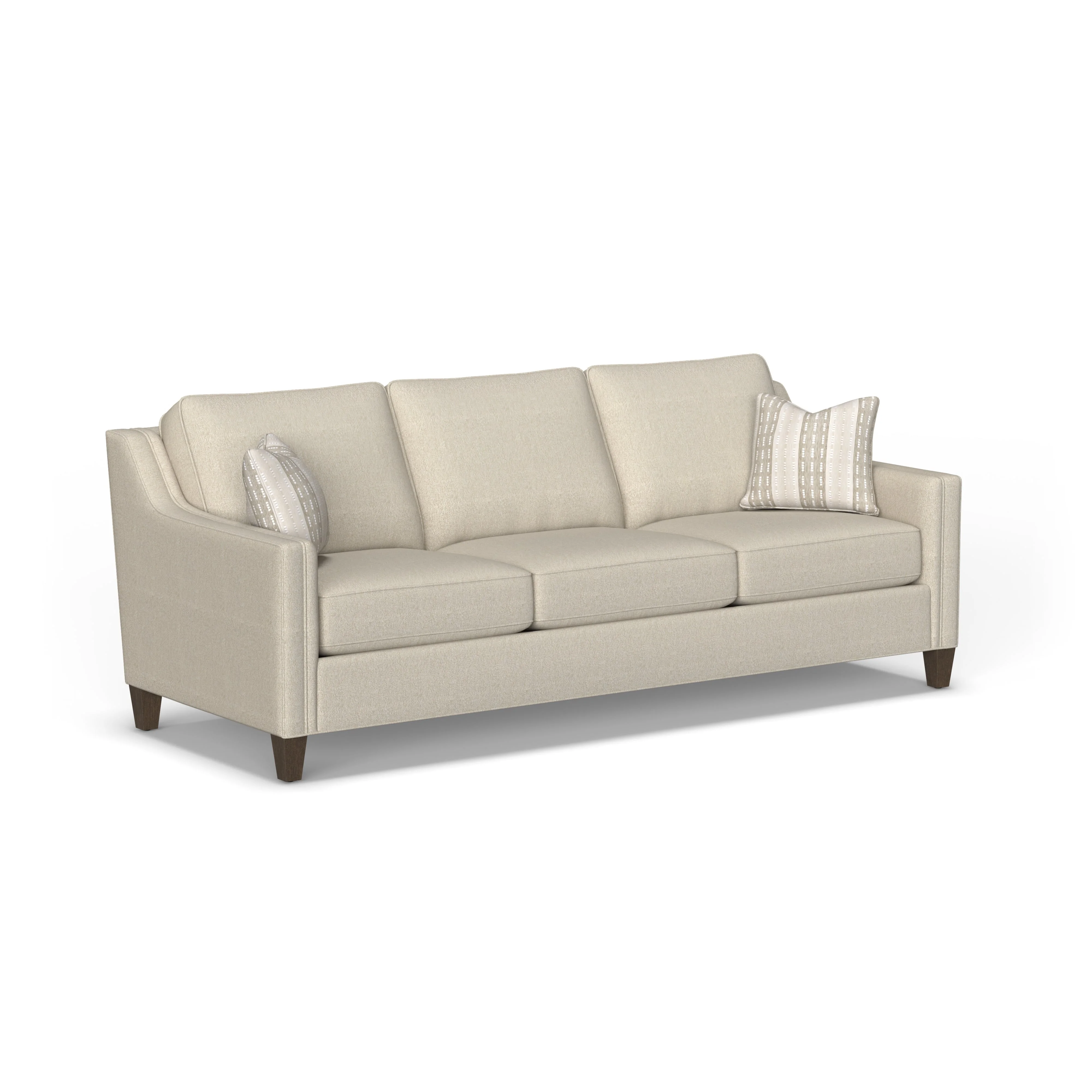 Flexsteel Finley 12455494 Transitional Sofa with Tapered Legs | Pilgrim ...