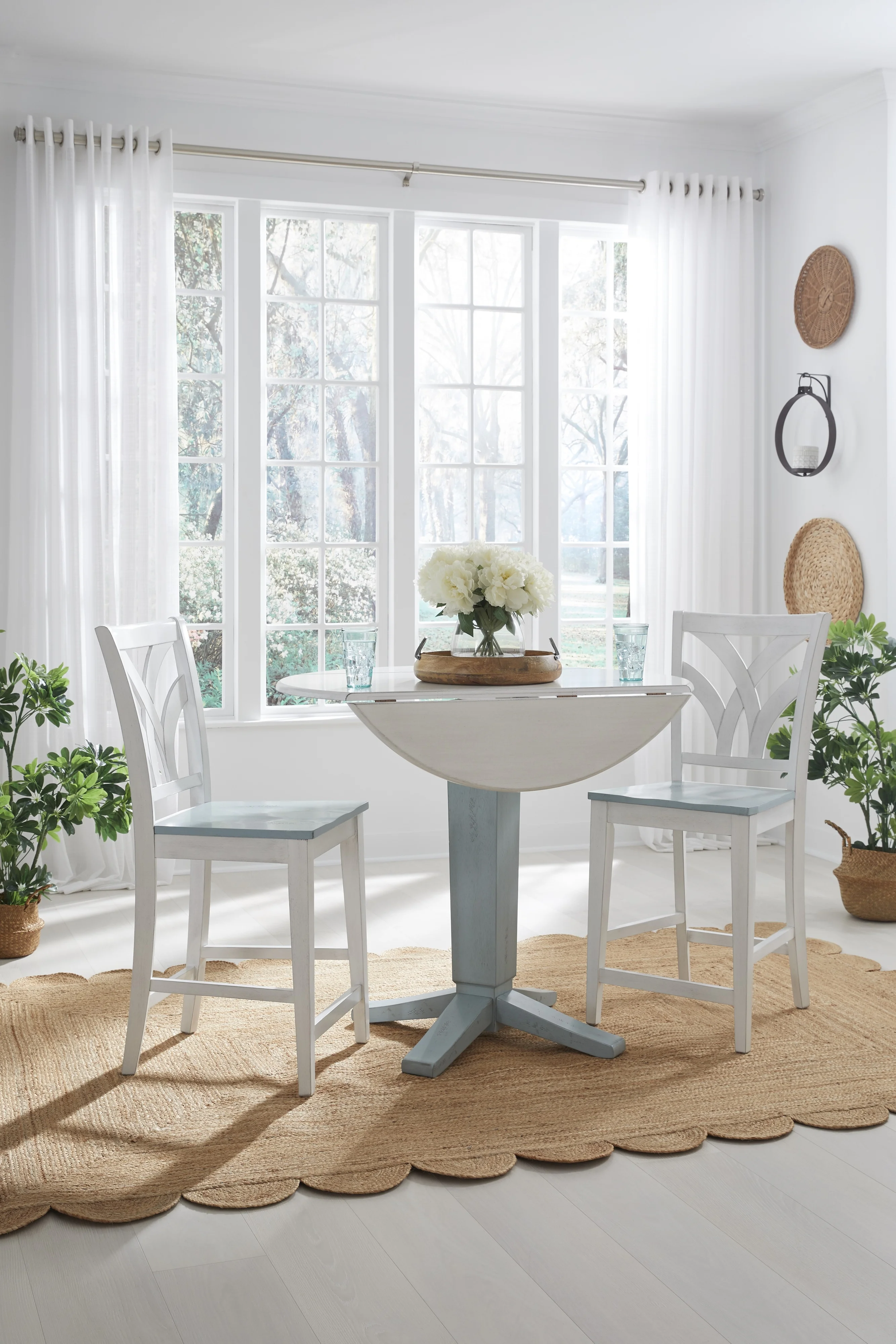 John Thomas Build Your Own T-42DPT/ T-23B-36 Counter Height Dining ...