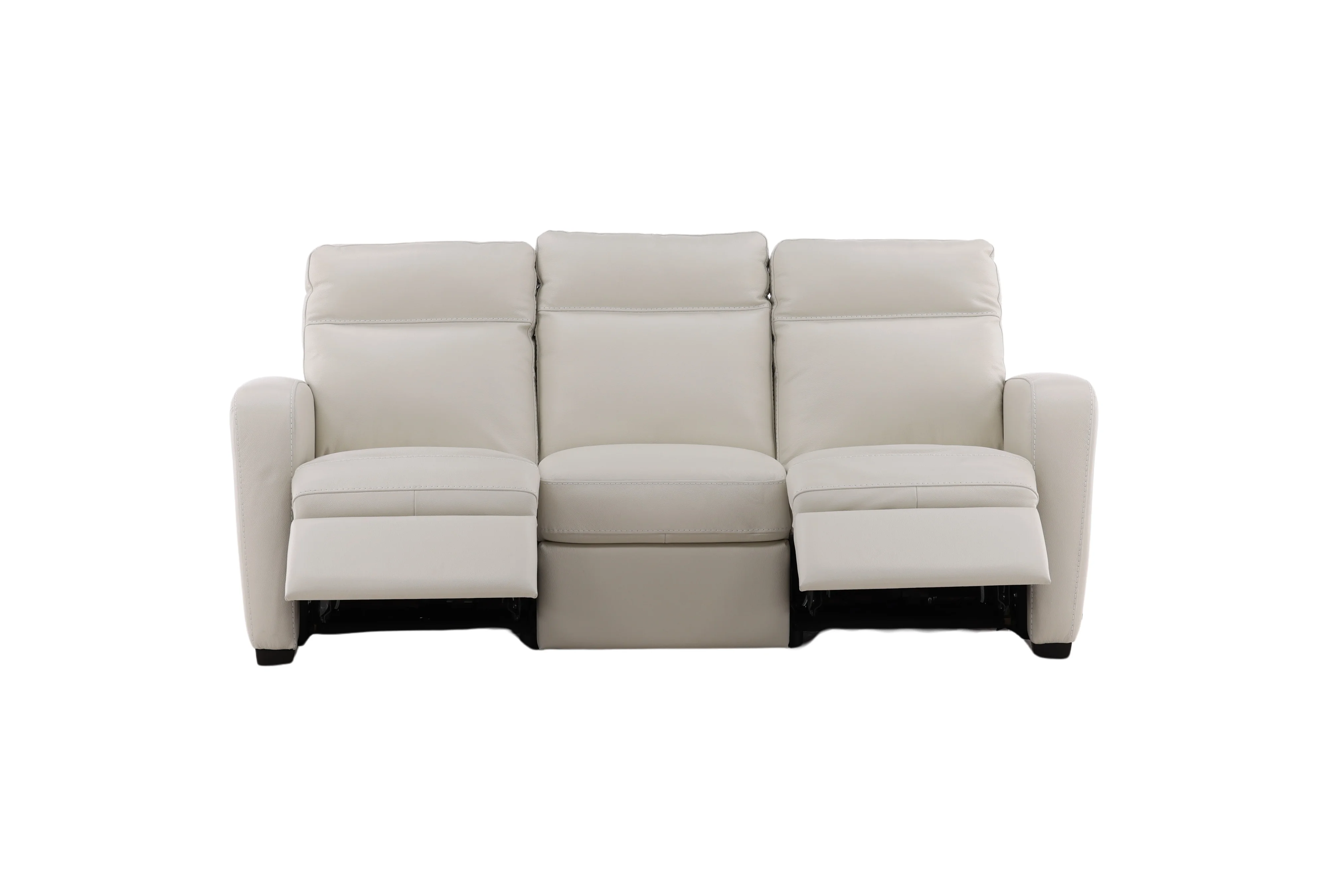 Natuzzi Editions Accoglienza 426196646 Leather Dual Power Reclining Sofa | Baer's Furniture ...