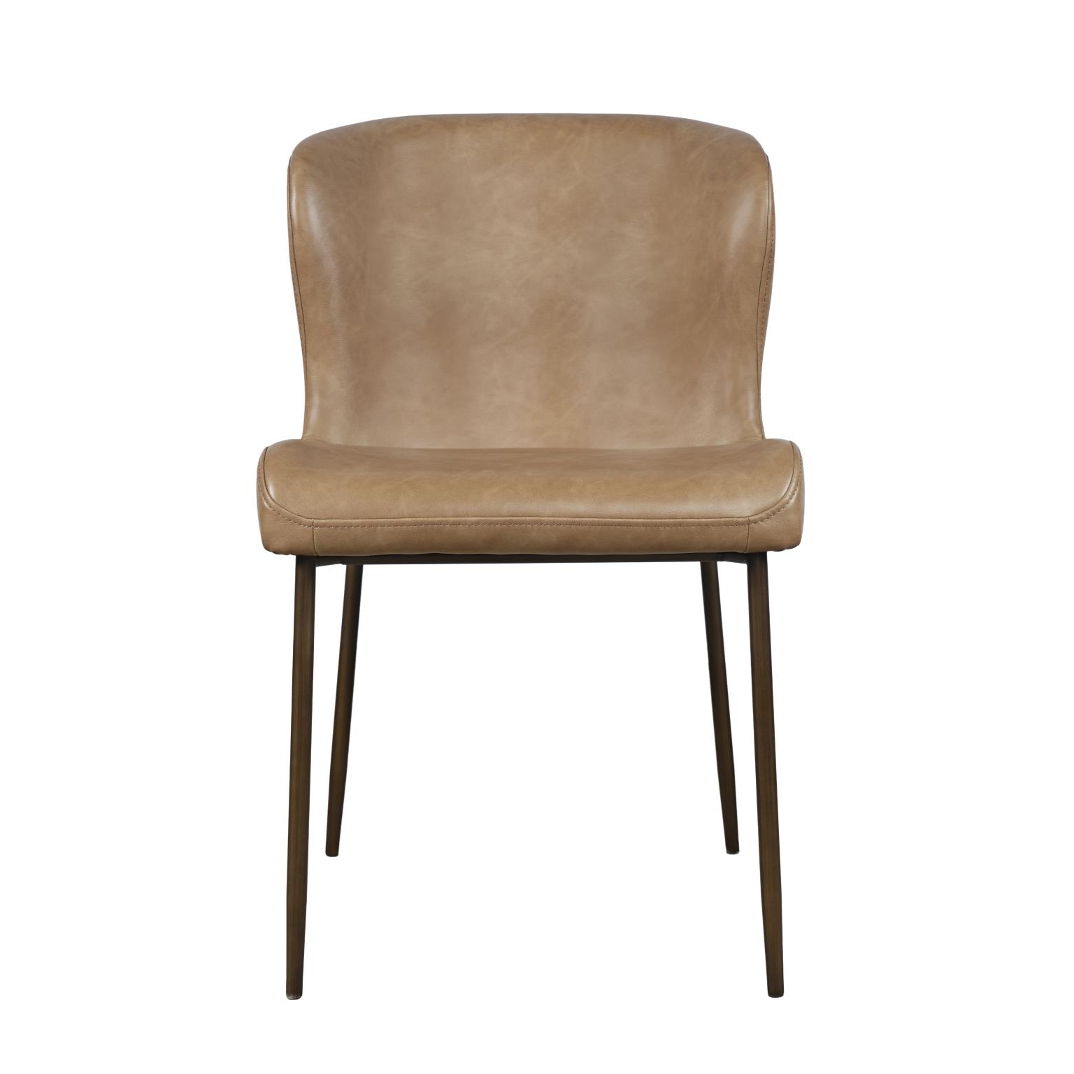 Jofran Easley 2526-EASLEYBFF Rustic Upholstered Dining Chair with Metal ...