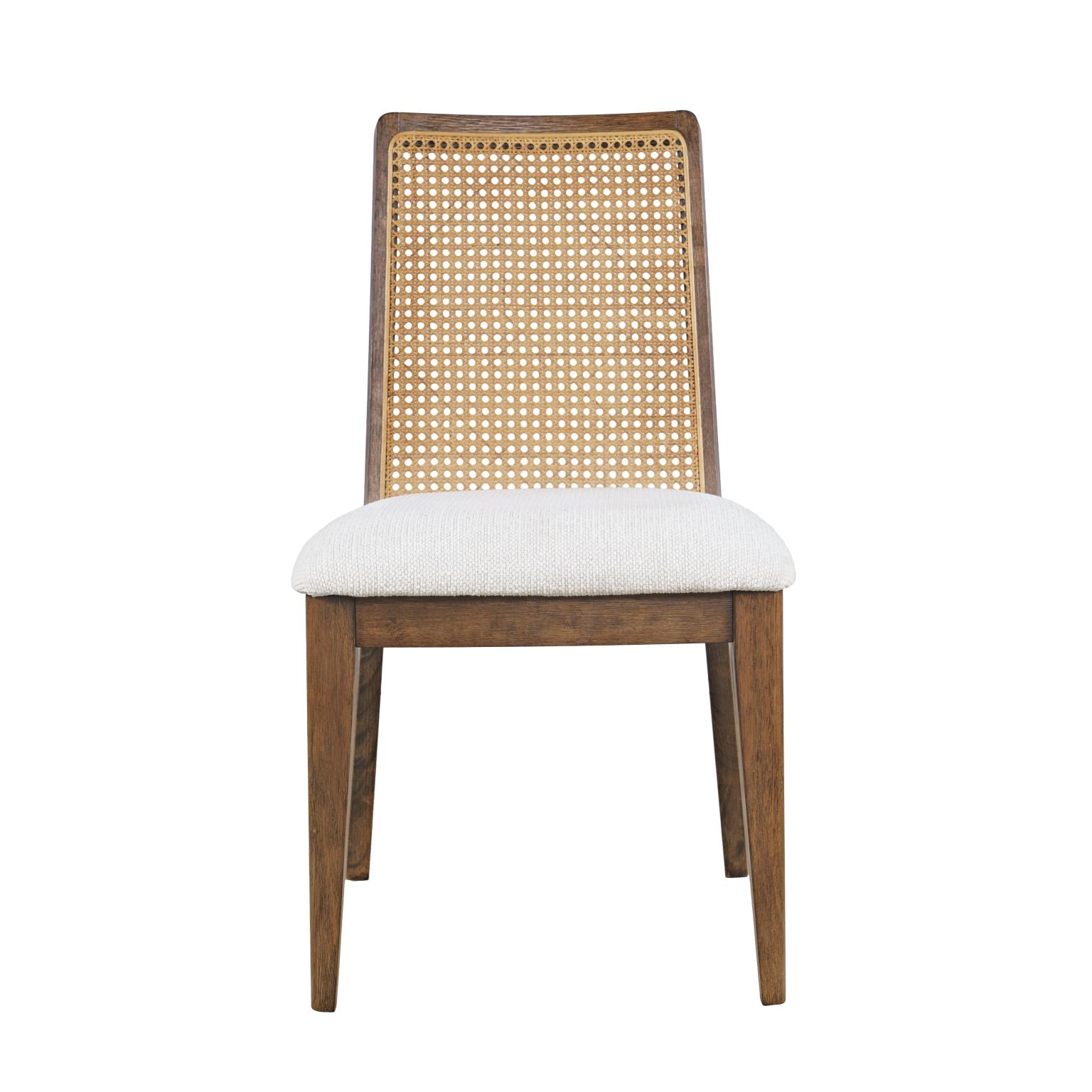 Jofran Ellington 2421-DANECHCHS Transitional Cane Back Dining Chair ...