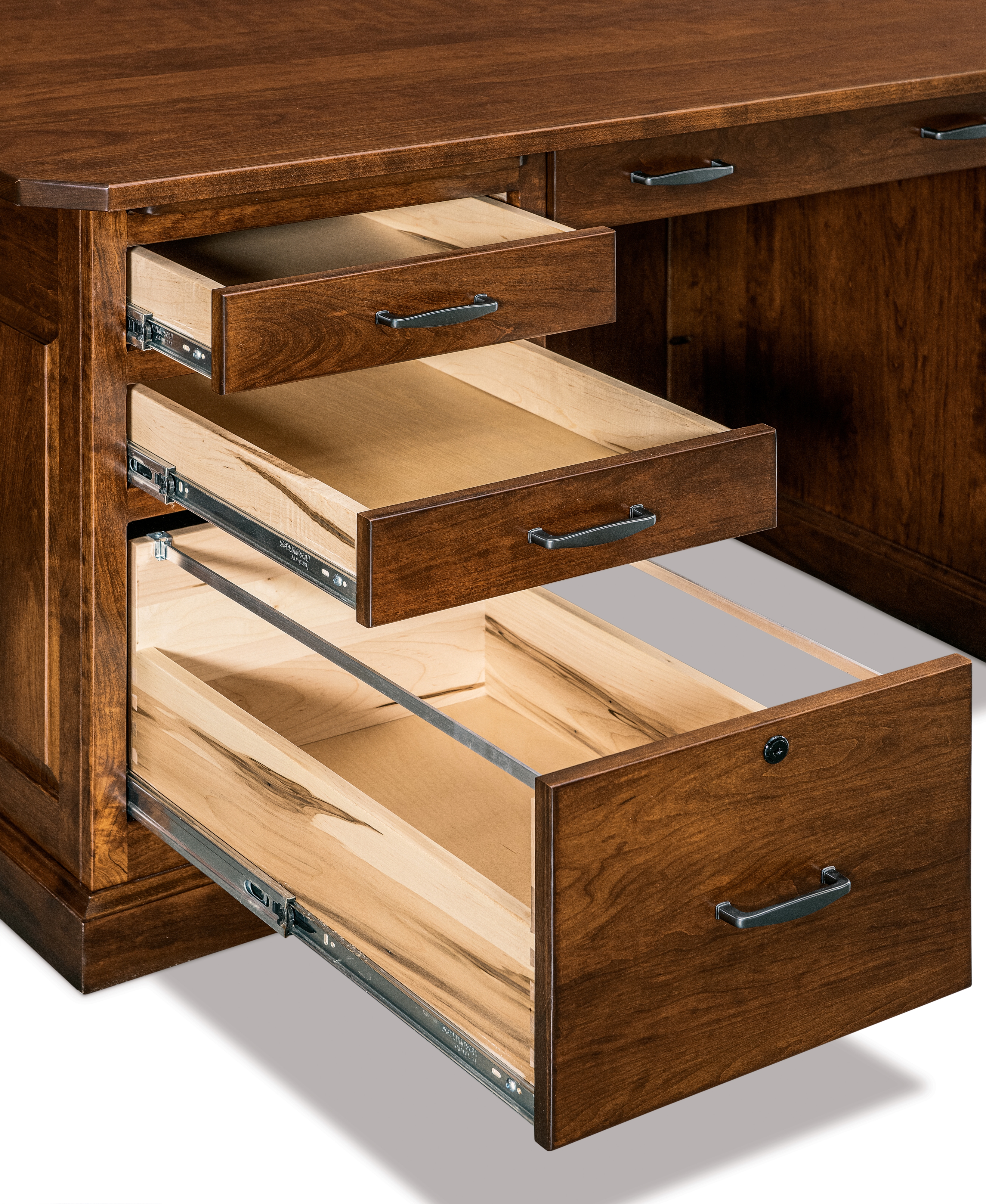 Archbold Furniture Dr. Redwine 2180062 Executive Desk | Johnny Janosik ...