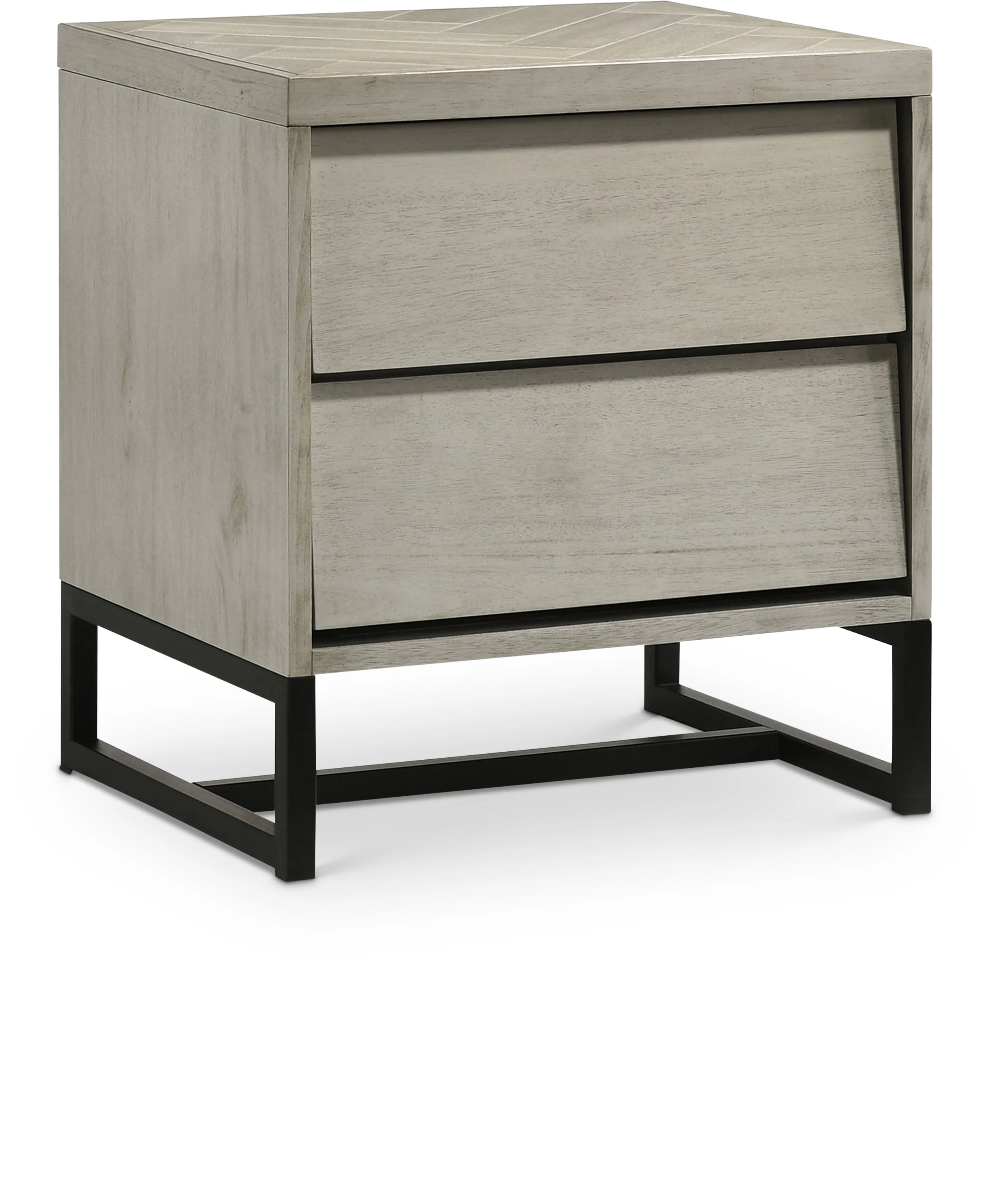 Meridian Furniture Weston Weston-NS Mid-Century Modern 2-Drawer ...
