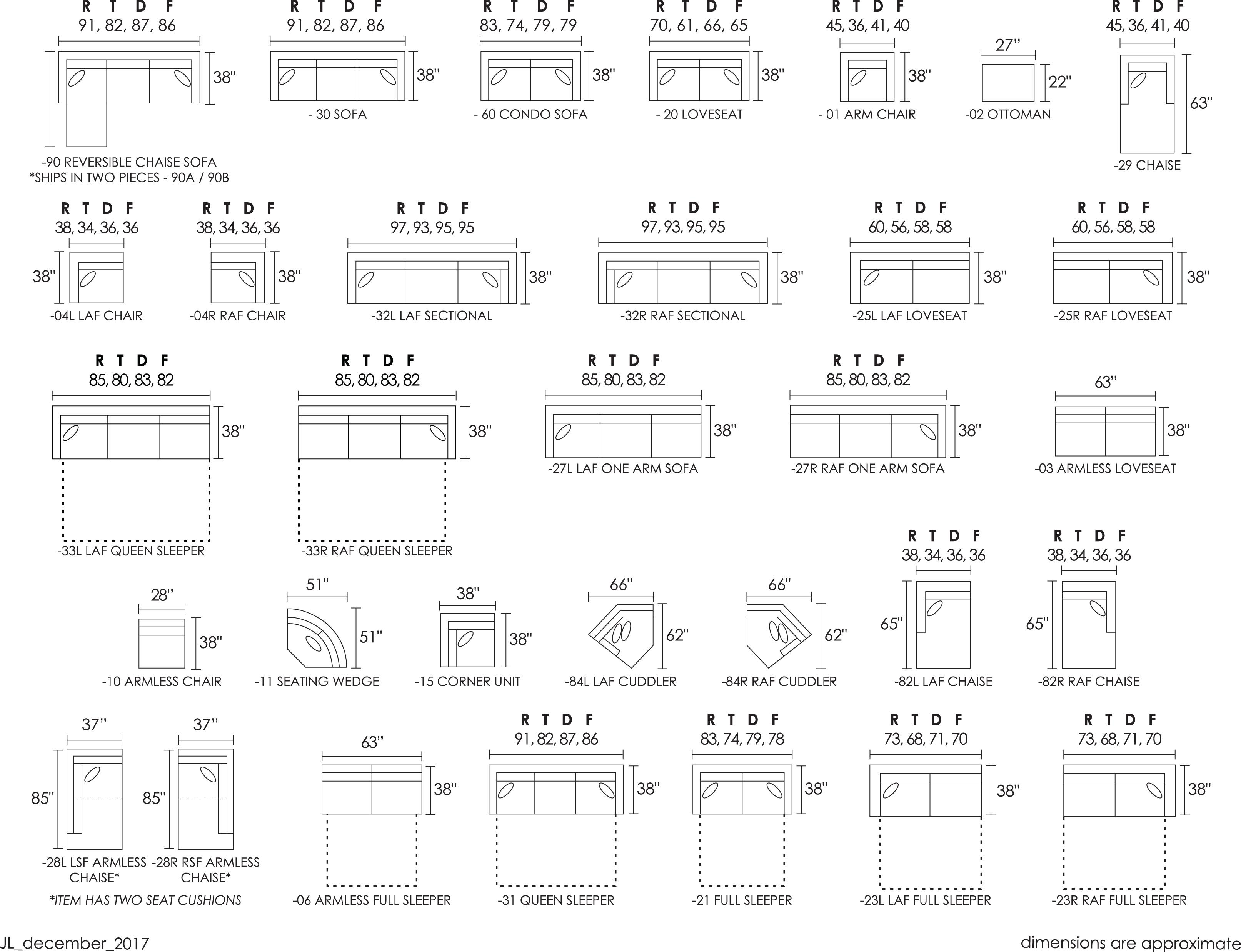 Jonathan Louis Choices - Aquarius 423-30 Transitional Sofa | Thornton ...