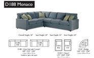 Rowe Monaco 79" Sofa | Belfort Furniture | Sofas