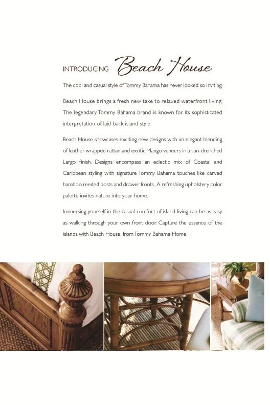 Beach House (5701-61) by Tommy Bahama Home - Esprit Decor Home Furnishings
